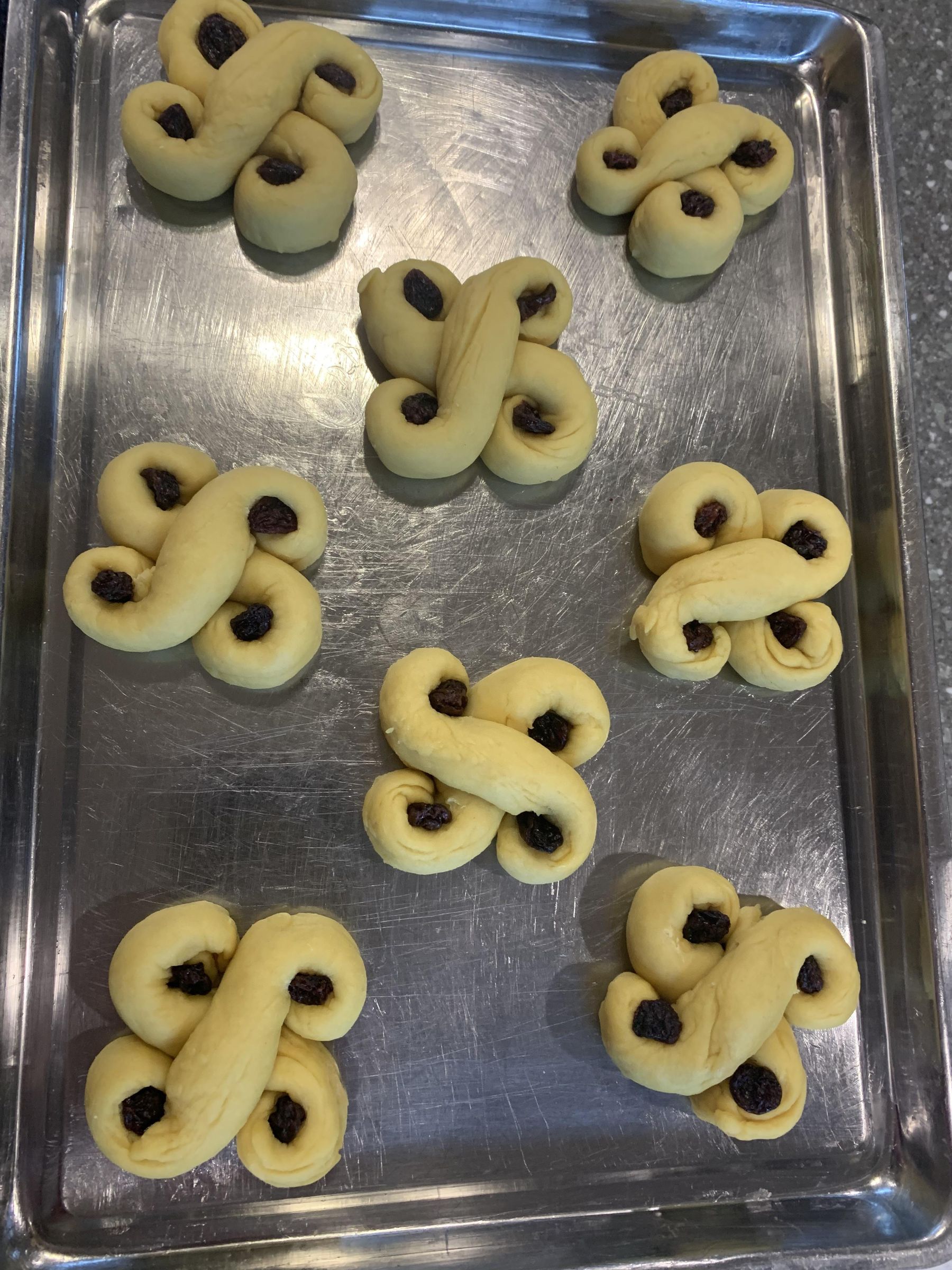 Traditional Santa Lucia Saffron Buns : 8 Steps (with Pictures ...