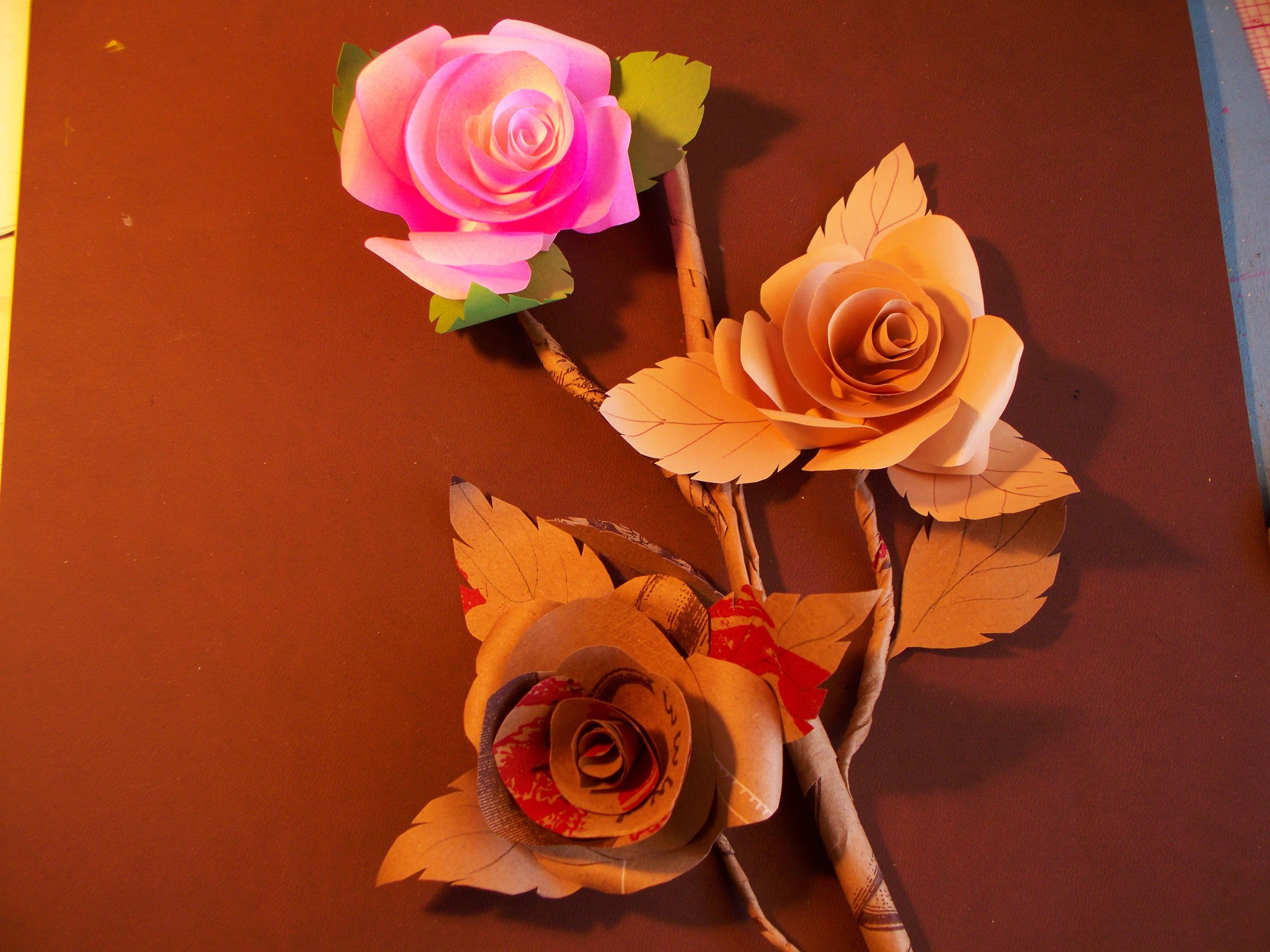 How to Make Paper Roses : 9 Steps (with Pictures) - Instructables