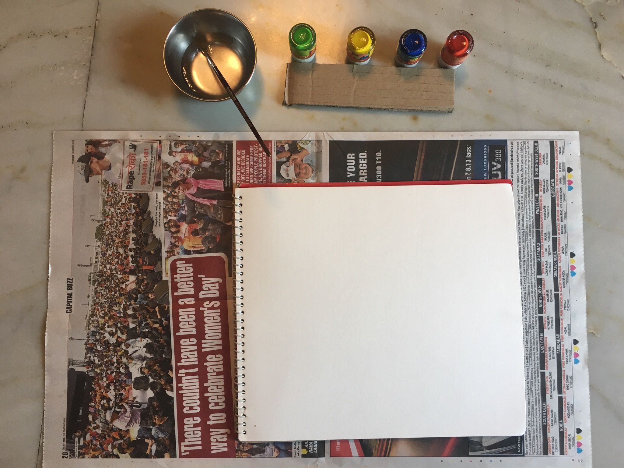 How to Make Cool Paper Paint Texture : 4 Steps - Instructables