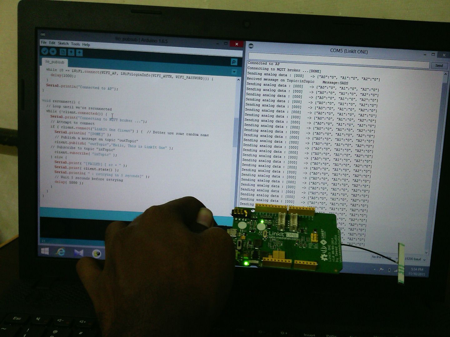 LinkIt One + MQTT = First Step to IoT : 4 Steps - Instructables