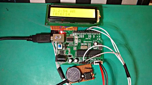 Arduino Real Time Clock Ds1307 7 Steps Instructables