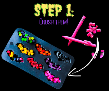 Bat Crayons: a Scary-Easy Crayon DIY! : 5 Steps (with Pictures ...