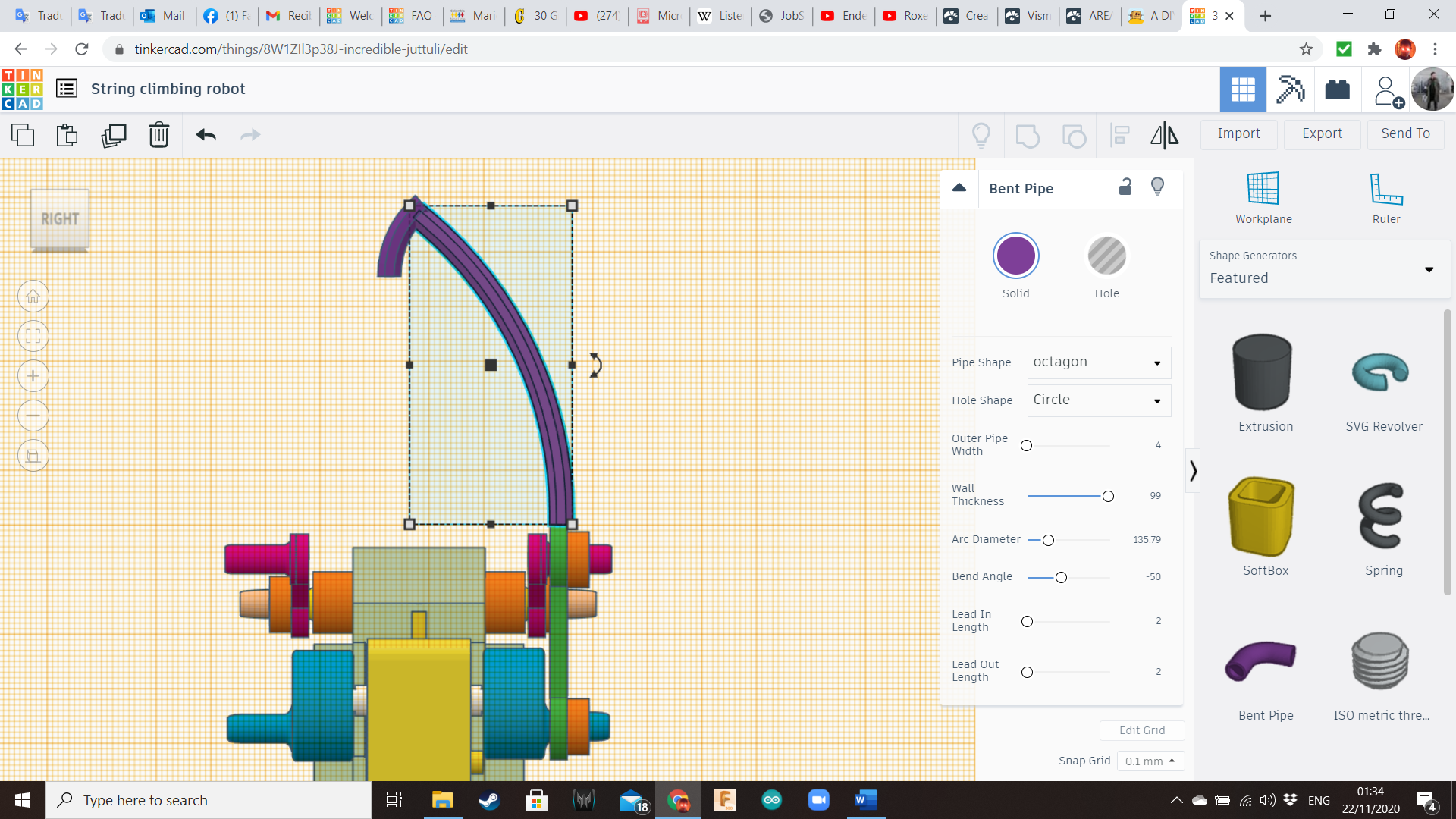Tinkercad Robotics for School: Evil Zipline Robot! : 17 Steps (with ...