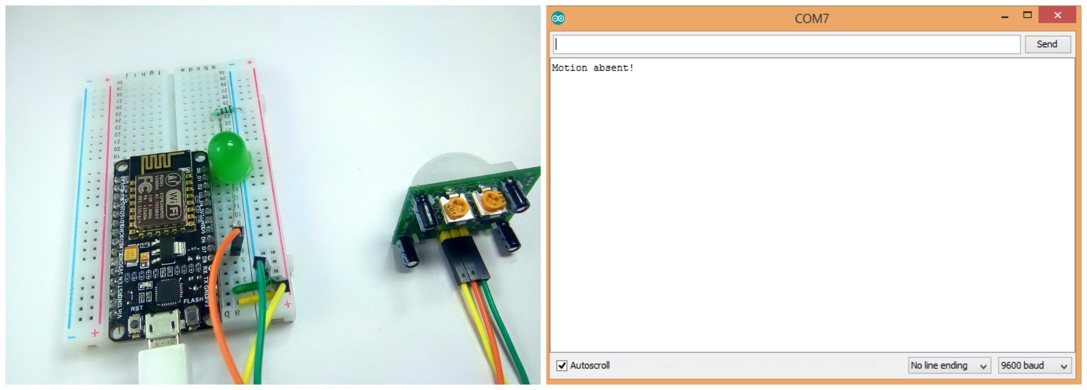 Interface PIR Sensor With NodeMCU : 6 Steps (with Pictures) - Instructables