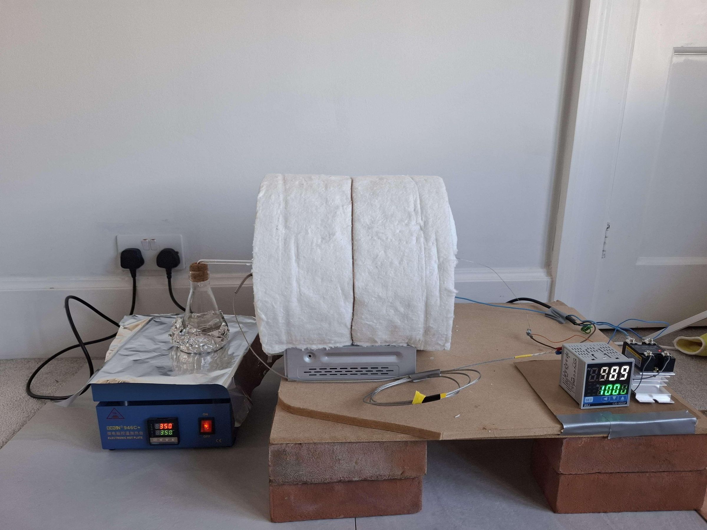 1200°C Tube Furnace Using a CJD-9000P PID Controller : 3 Steps ...