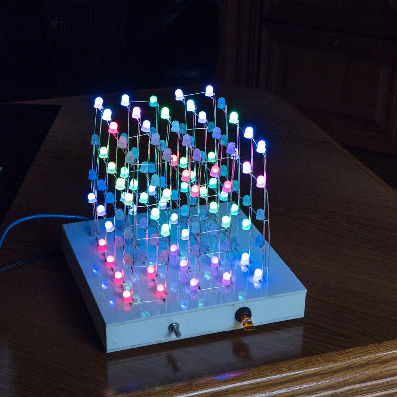 Make Your Own SIMPLE 5x5x5 RGB LED Cube : 5 Steps (with Pictures ...