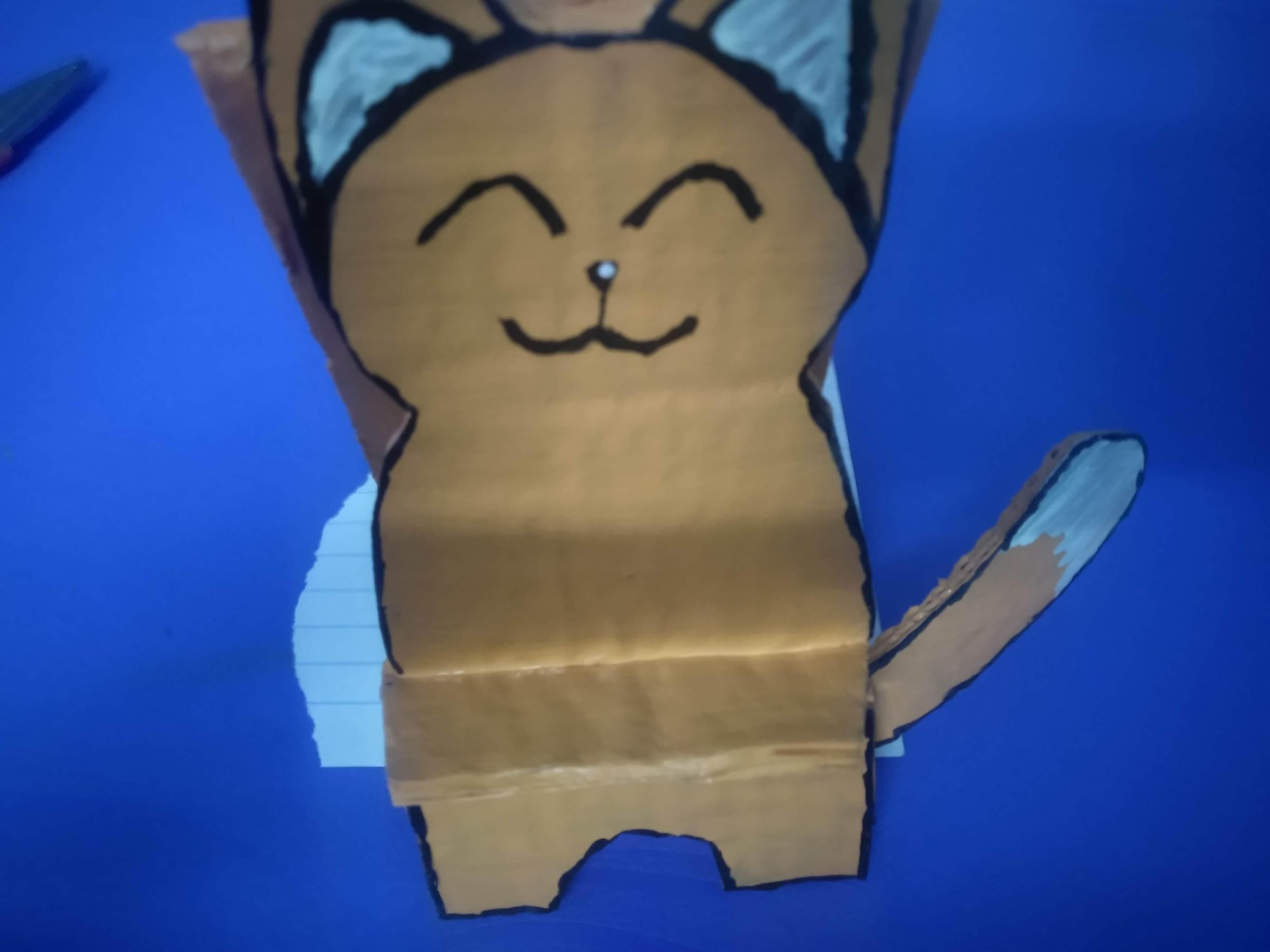 Cat Shaped Cardboard Phone Holder : 7 Steps - Instructables