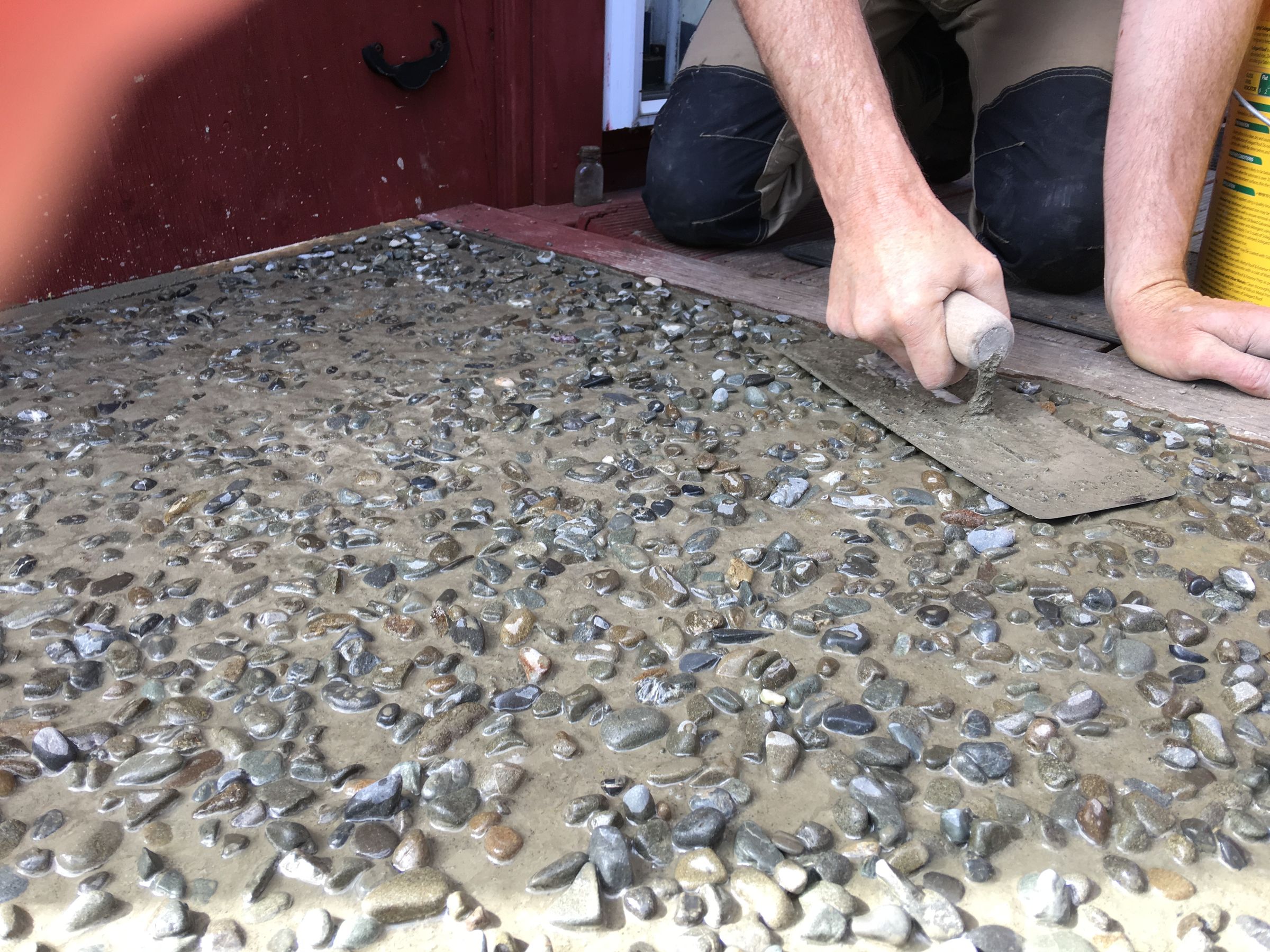 Making an Exposed Aggregate Concrete Path : 8 Steps (with Pictures ...