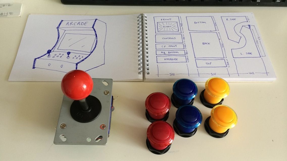 2-Player Bartop Arcade Machine (Powered by Pi) : 19 Steps (with ...