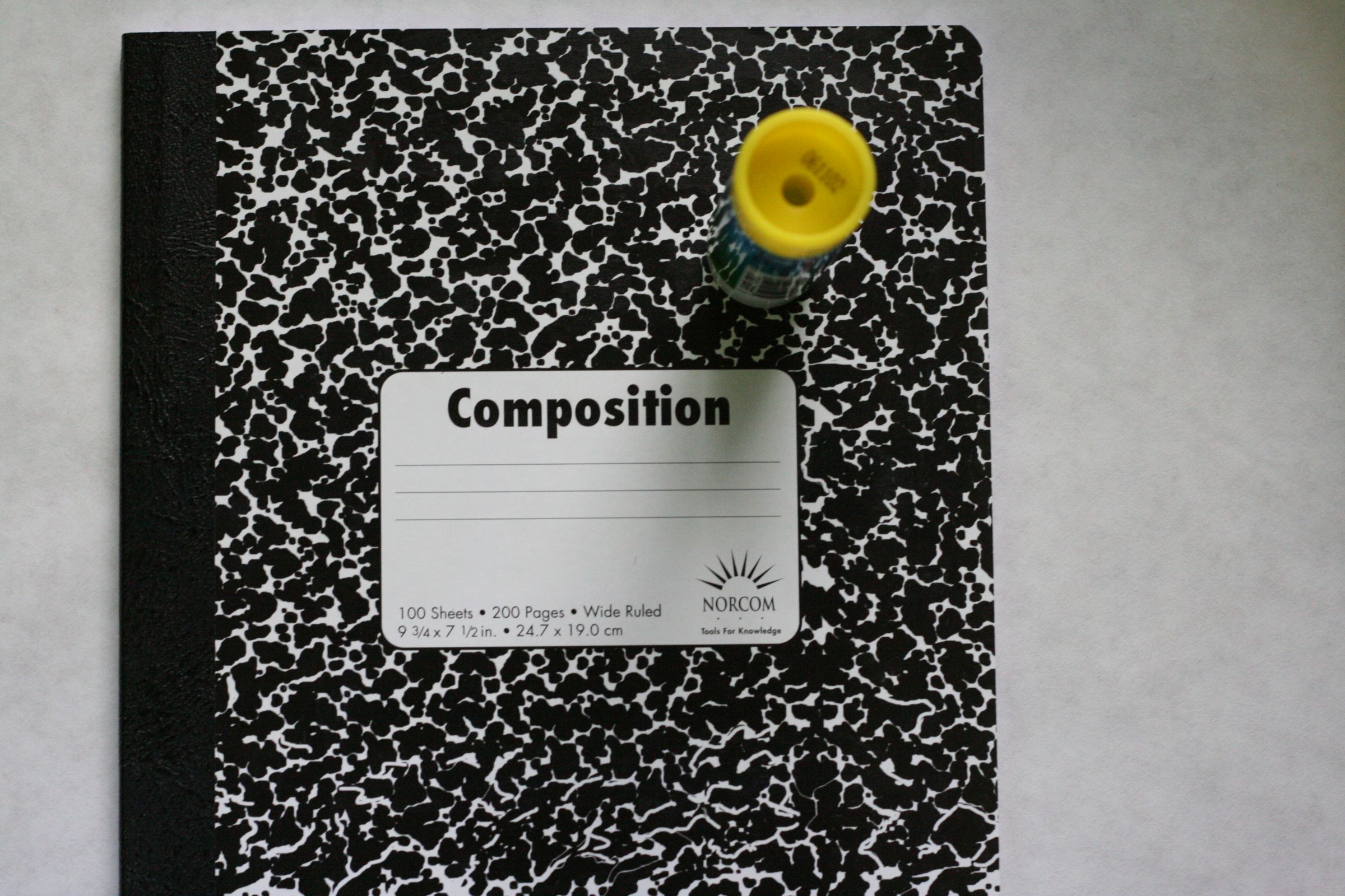 How to Decorate a Composition Journal : 10 Steps (with Pictures ...