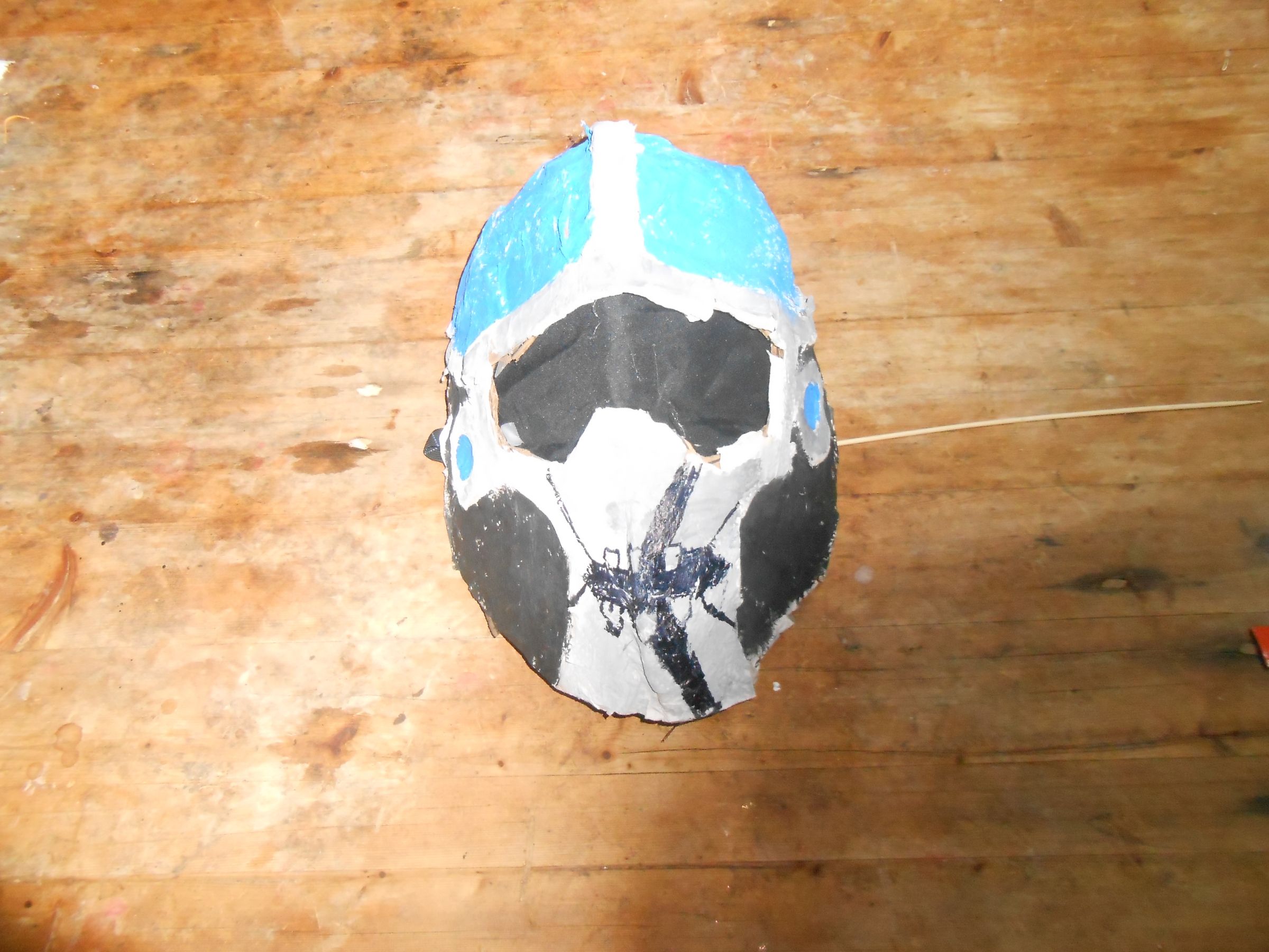 Taskmaster Mask With Cardboard : 4 Steps - Instructables
