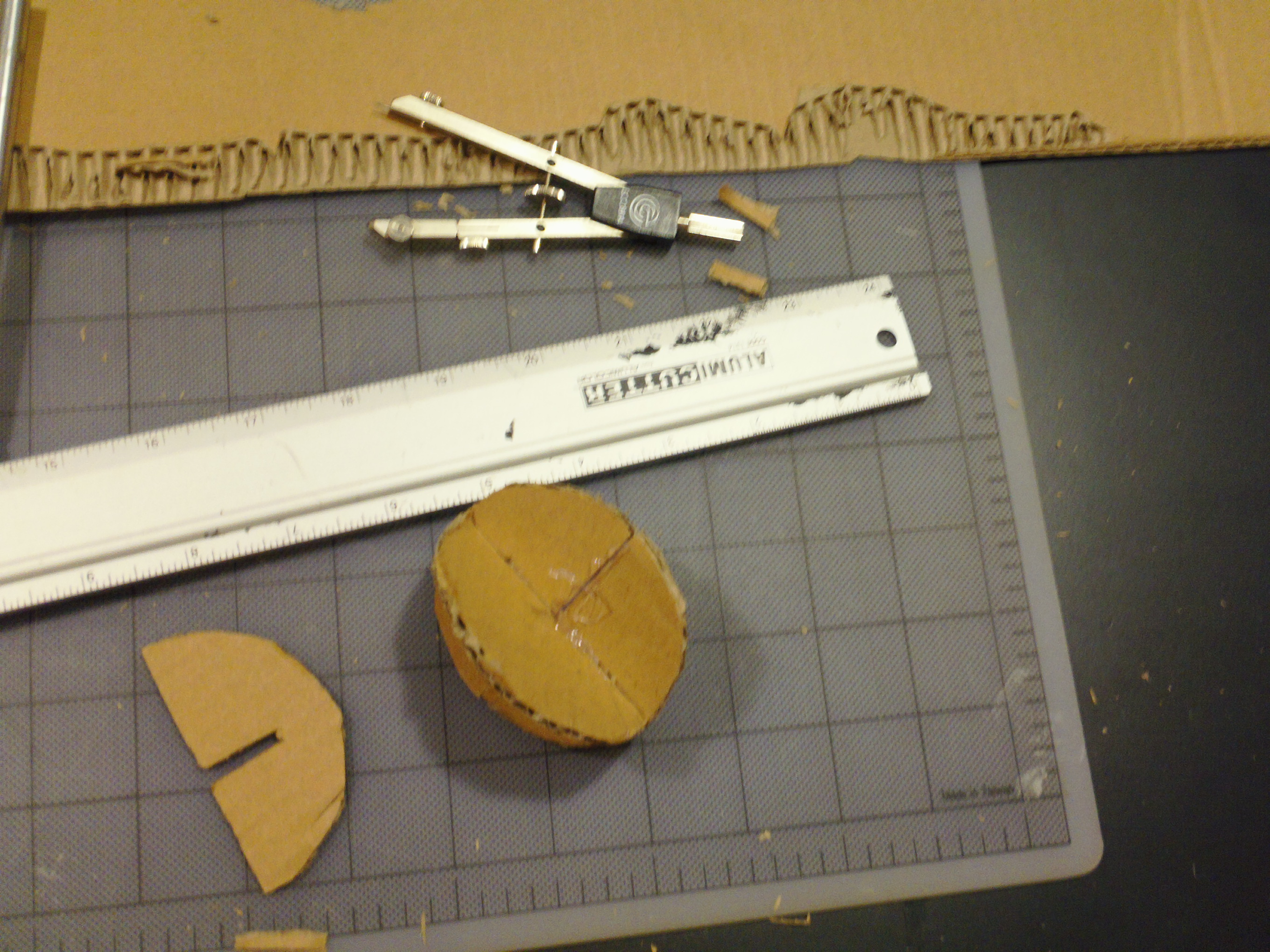 Cardboard Spherical Object : 7 Steps - Instructables