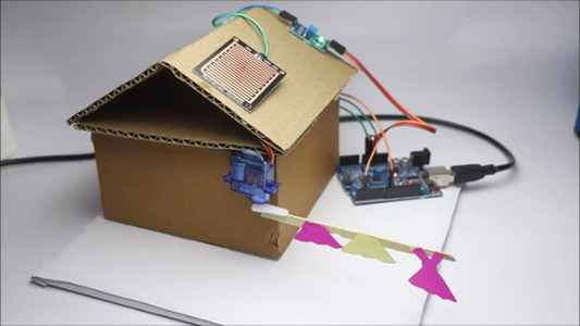 Automated Rain Shield for Laundry Using Arduino : 6 Steps (with ...