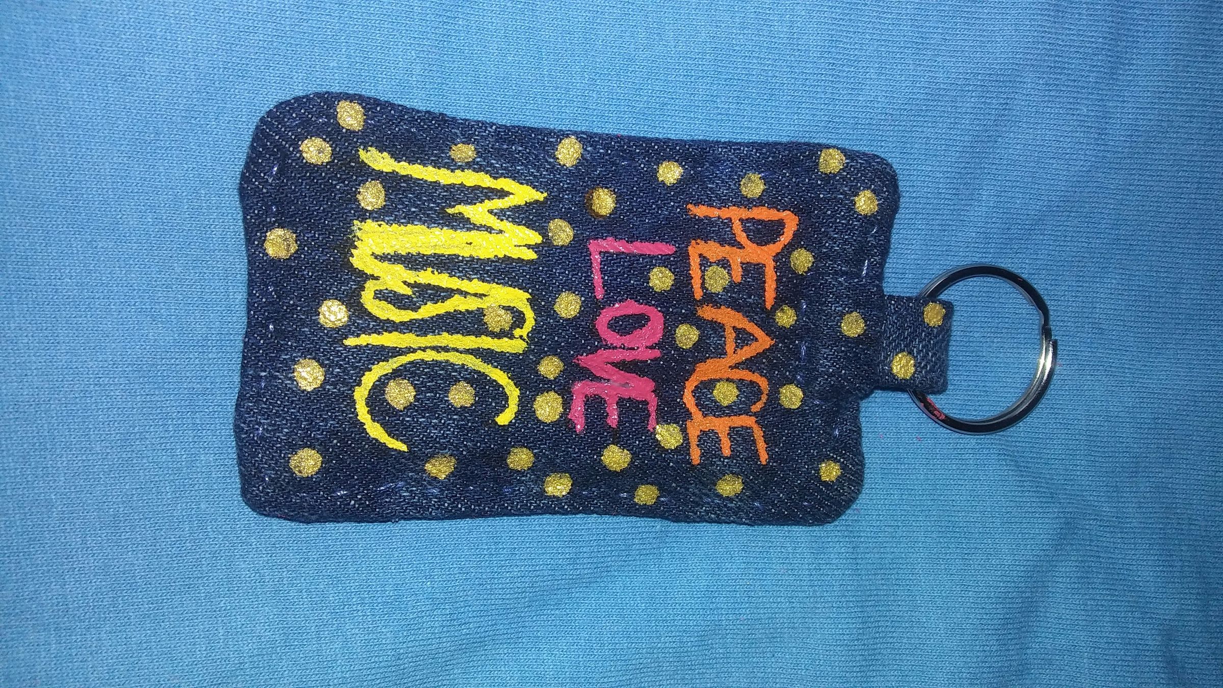 DIY Denim Keychains : 5 Steps - Instructables