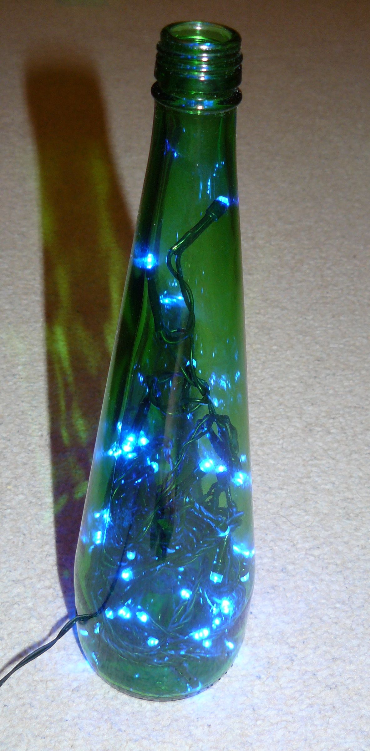 Wine Bottle LED Lamp : 5 Steps - Instructables