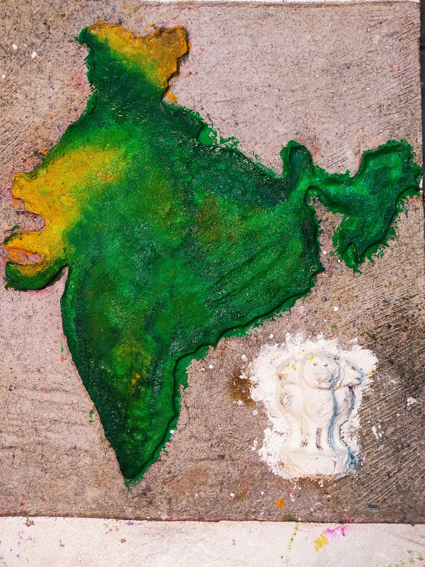 Map of India With Paper Mache : 6 Steps (with Pictures) - Instructables