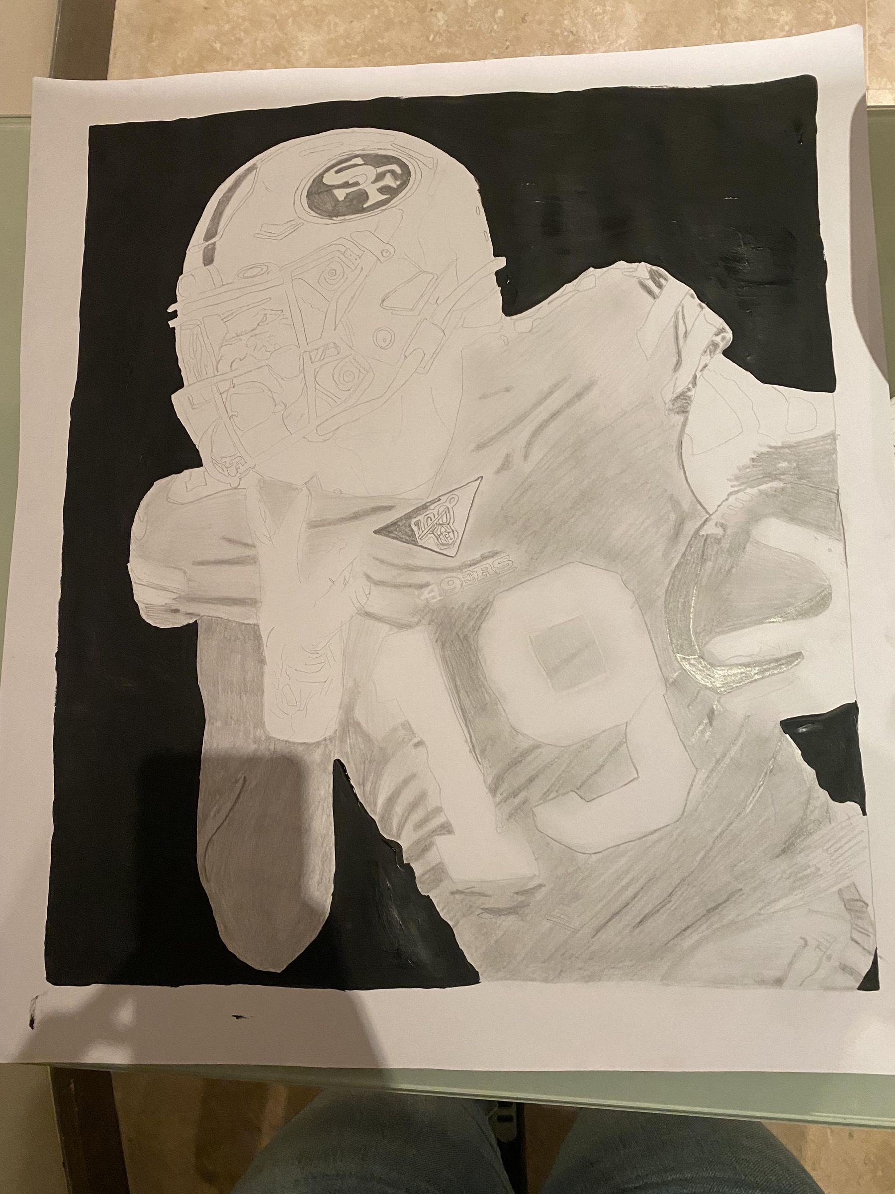 Deebo Samuel - 49ers Wide Receiver Drawing : 3 Steps - Instructables
