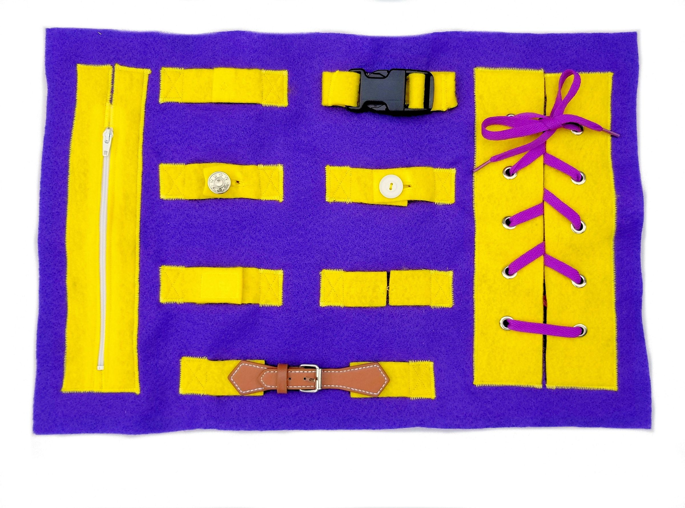 Montessori-Inspired Soft Busy Board : 20 Steps (with Pictures ...