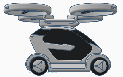 Creating a Flying Car Using 3D Designing! (TinkerCad and Fusion 360 ...