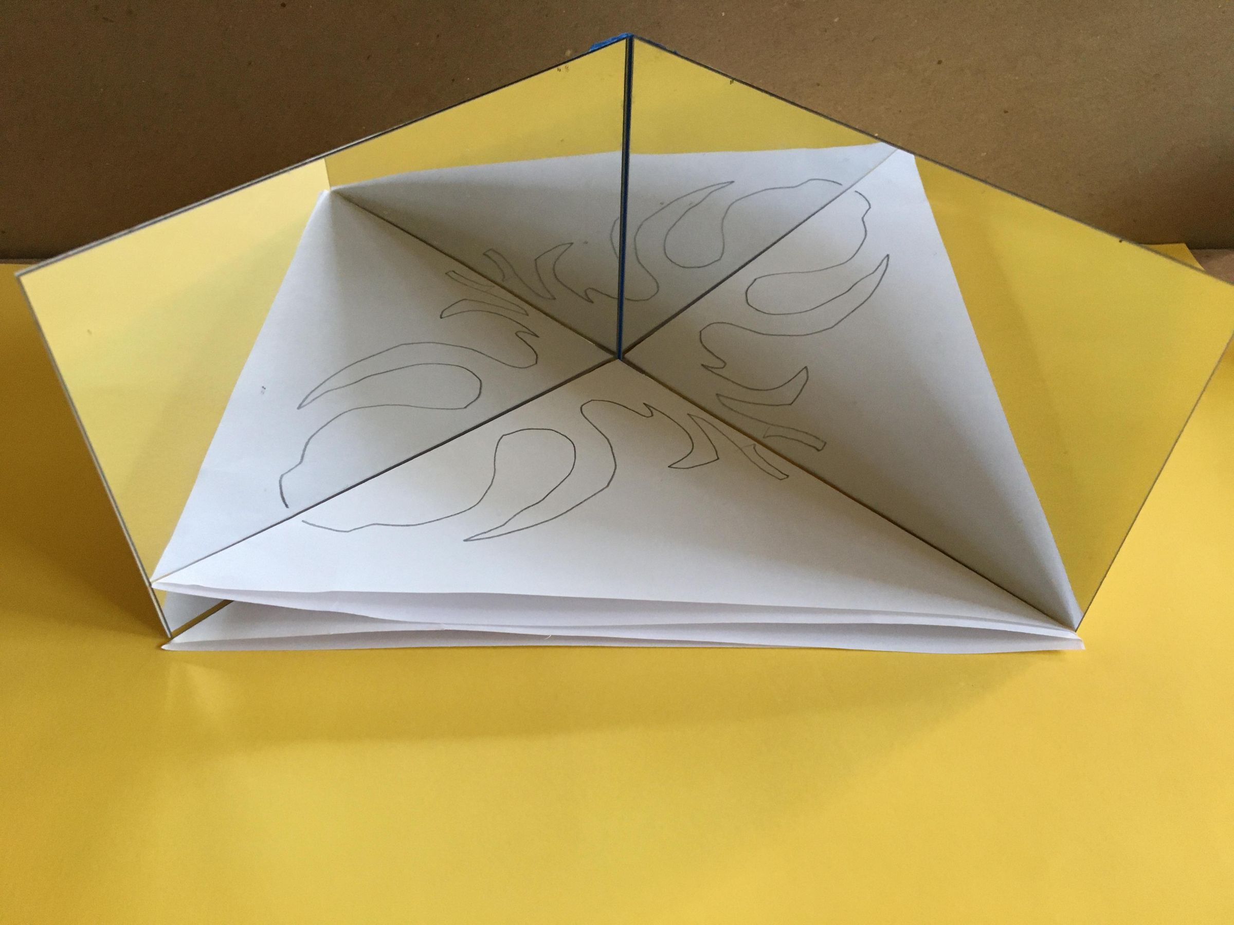 Mirrors, Paper Cutting, and Symmetry : 8 Steps (with Pictures ...