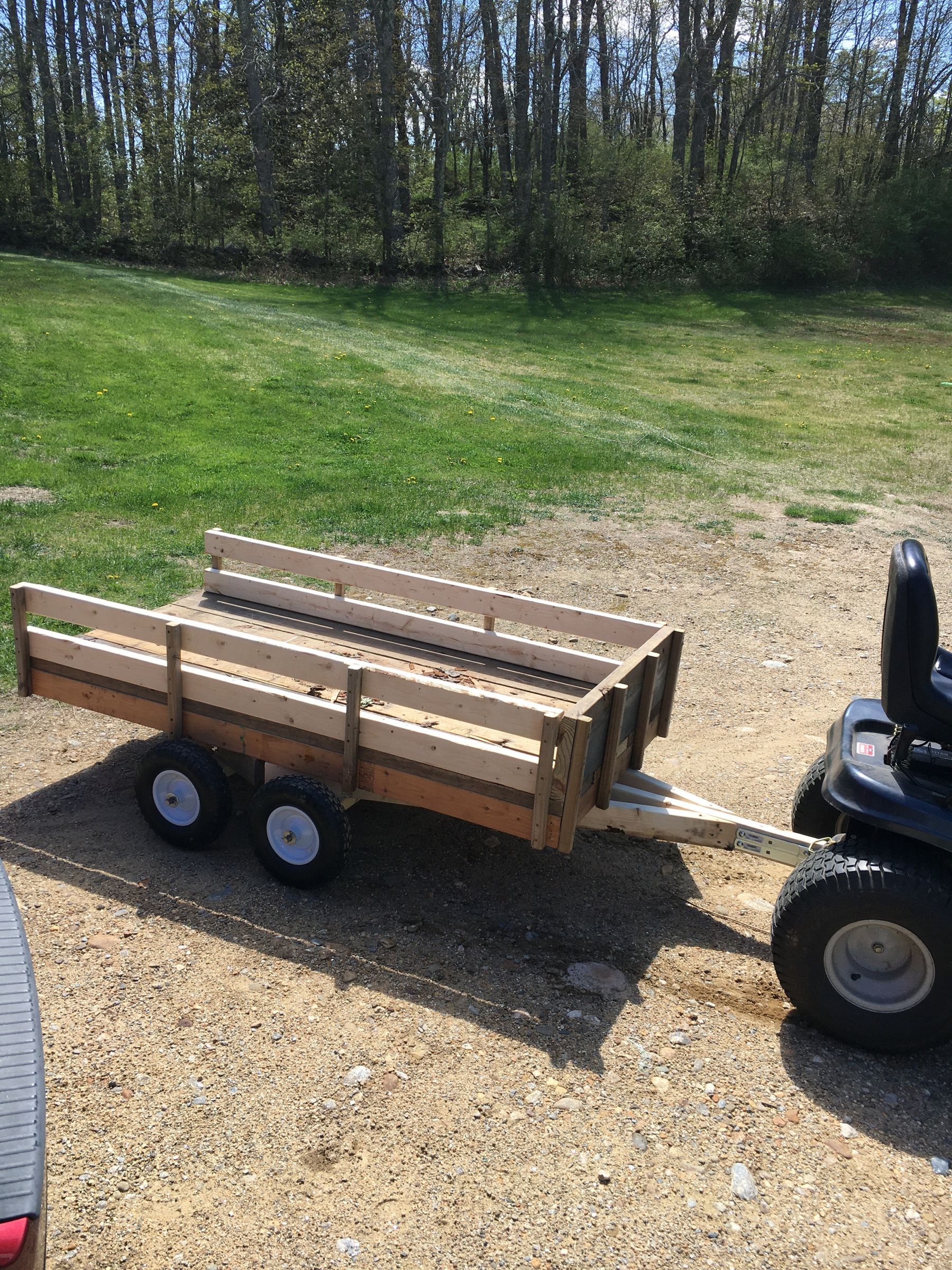 Lawnmower Utility Trailer : 4 Steps (with Pictures) - Instructables