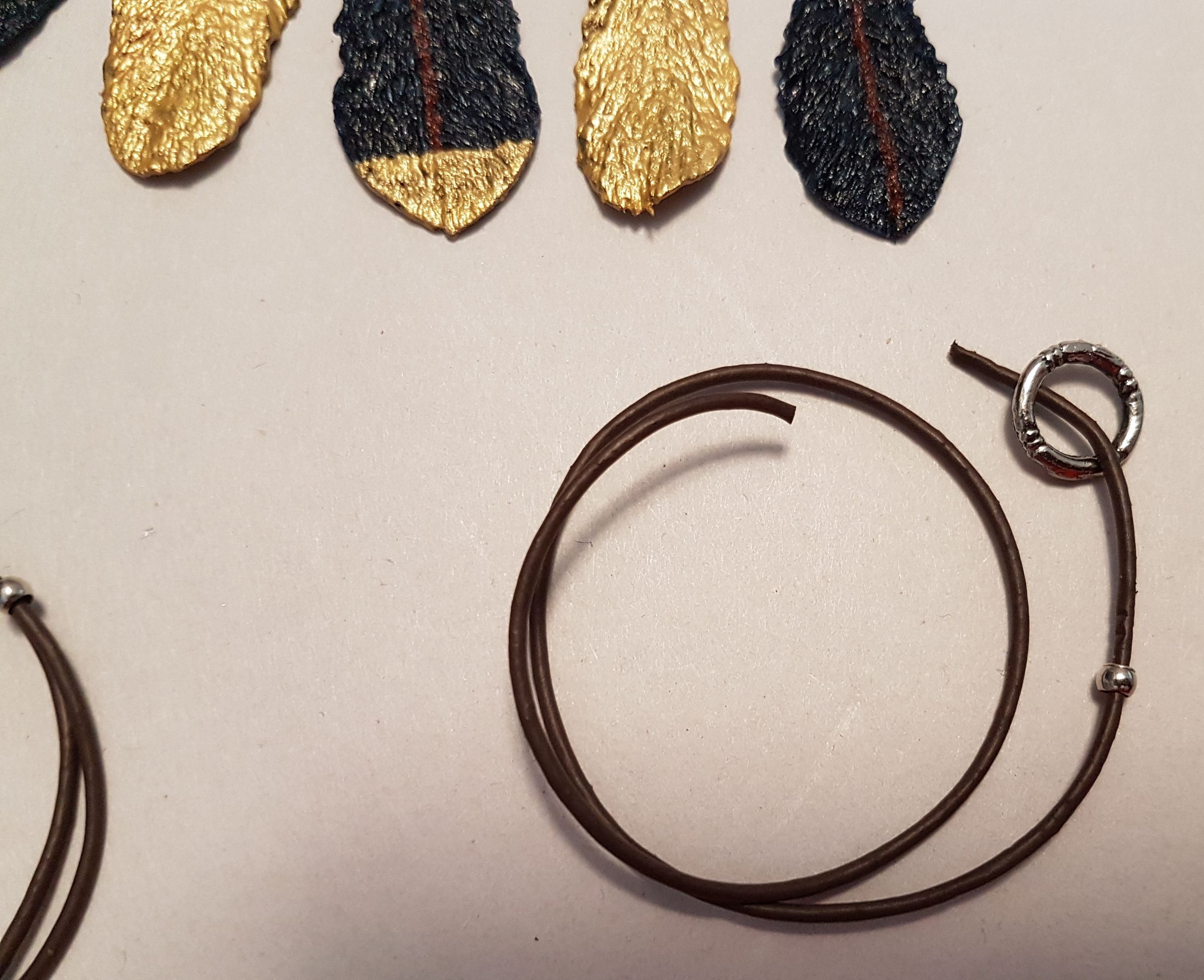 Denim Feather Earrings and Necklace : 16 Steps (with Pictures ...