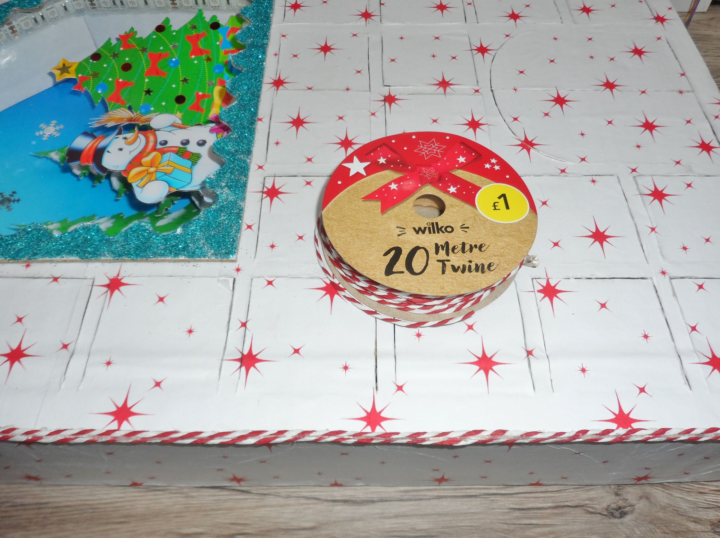 Light Up Cardboard Advent Calendar : 13 Steps (with Pictures ...