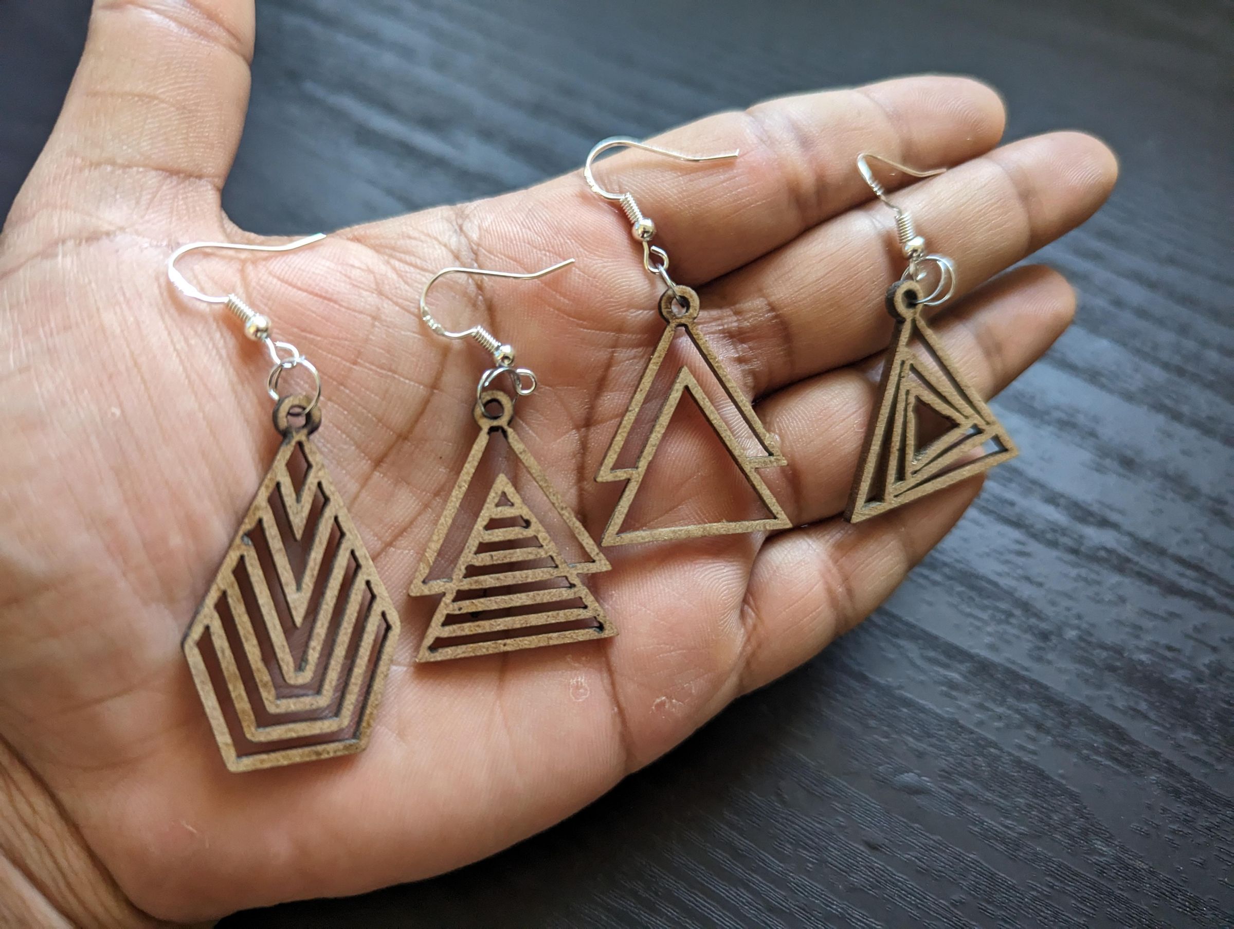 How to Design and Make Laser-cut Earings : 4 Steps - Instructables