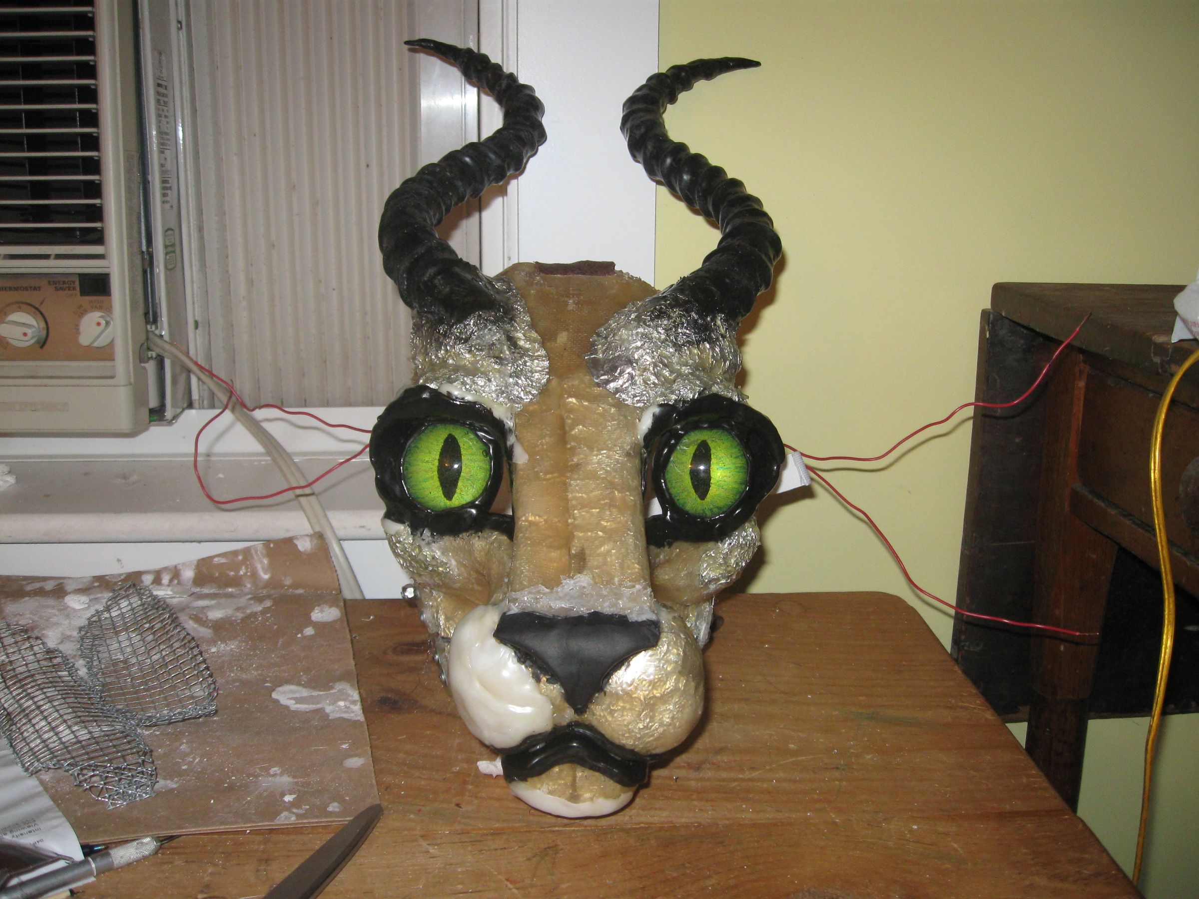 Making a Cat(?) Mask With Fiberglass : 18 Steps (with Pictures ...