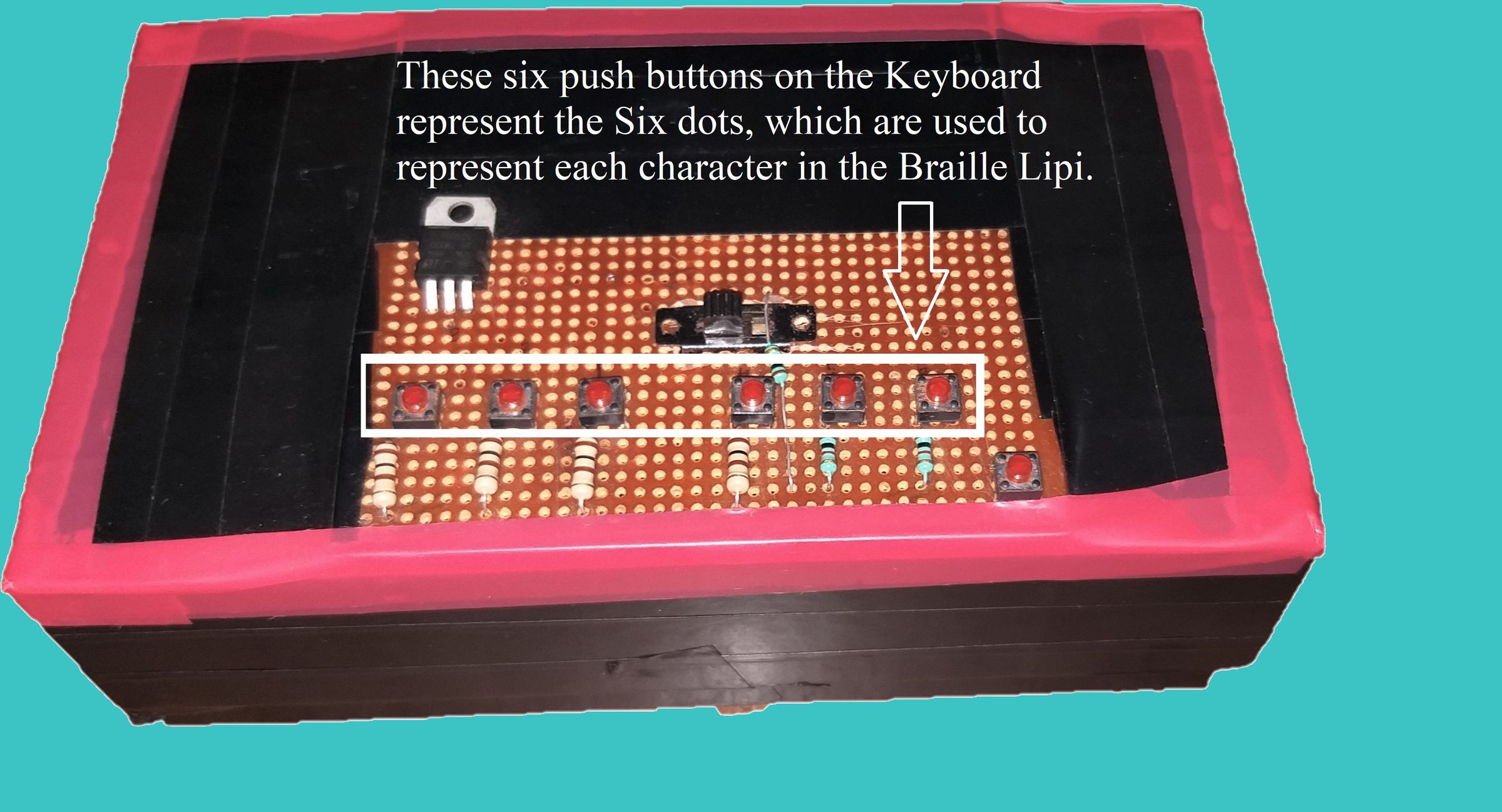 Braille Keyboard With Voice Output : 7 Steps - Instructables