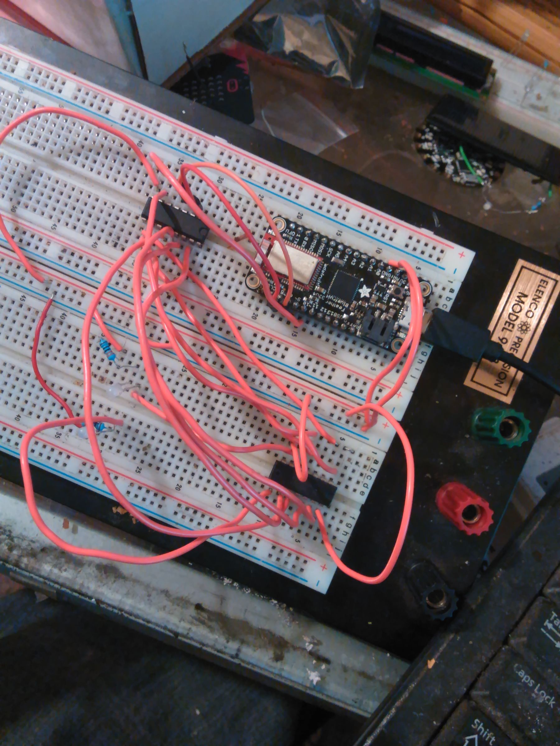 Adafruit Feather 32u4 and HC74xx Logic Chips : 5 Steps - Instructables