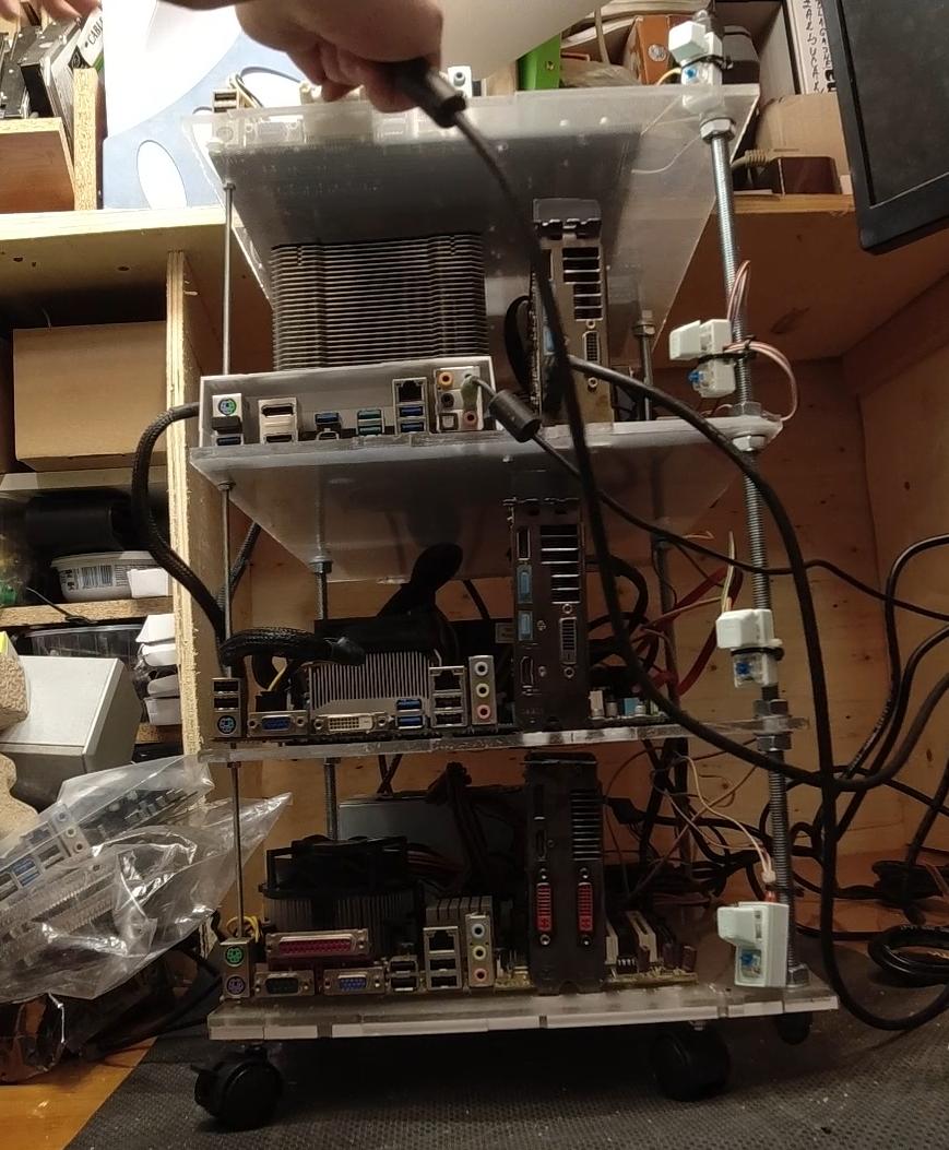 Cluster PC With 4 Motherboards in 1 Case/Cage : 4 Steps - Instructables