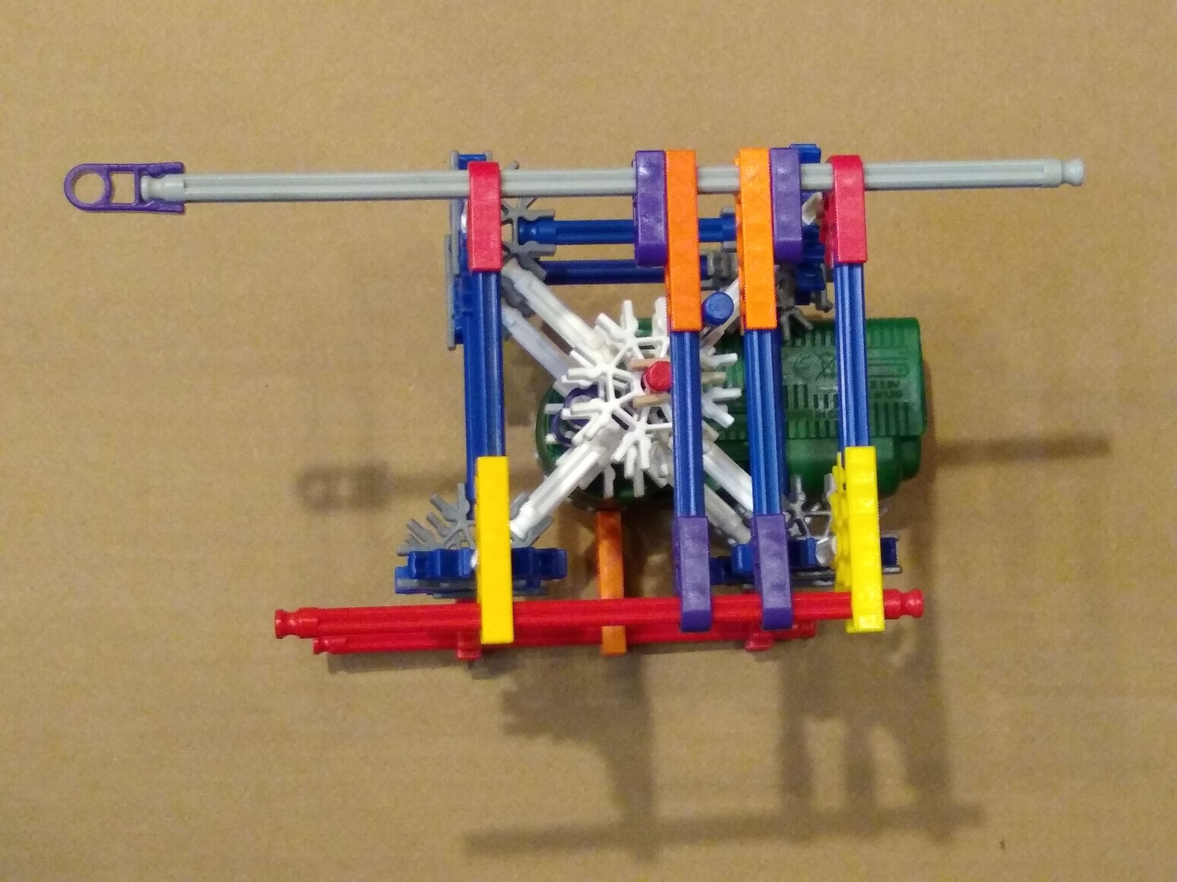 Knex and Origami Flapping Bird Automata : 11 Steps (with Pictures ...