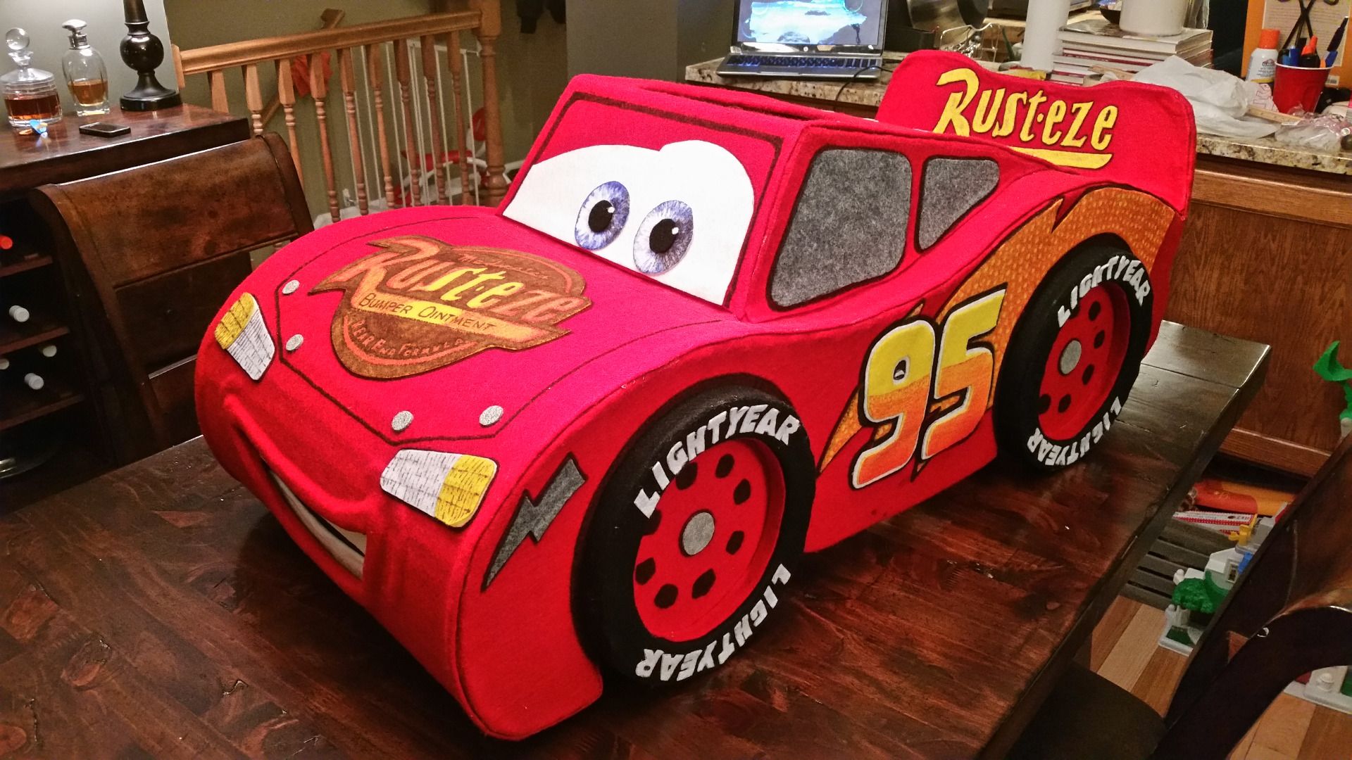 The "Amazing" Lightning McQueen Costume : 5 Steps (with Pictures ...