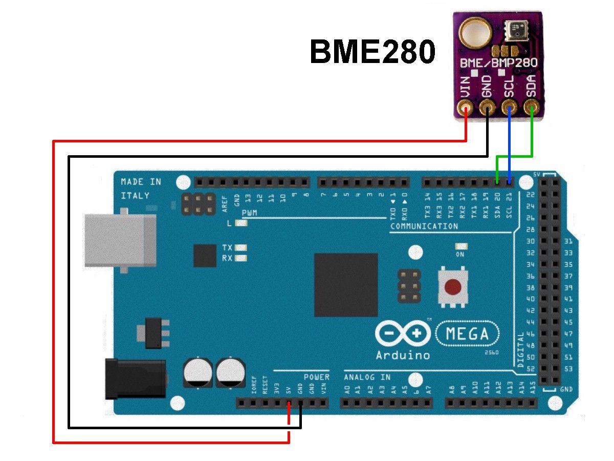 Weather-station With Arduino, BME280 & Display for Seeing the Trend ...