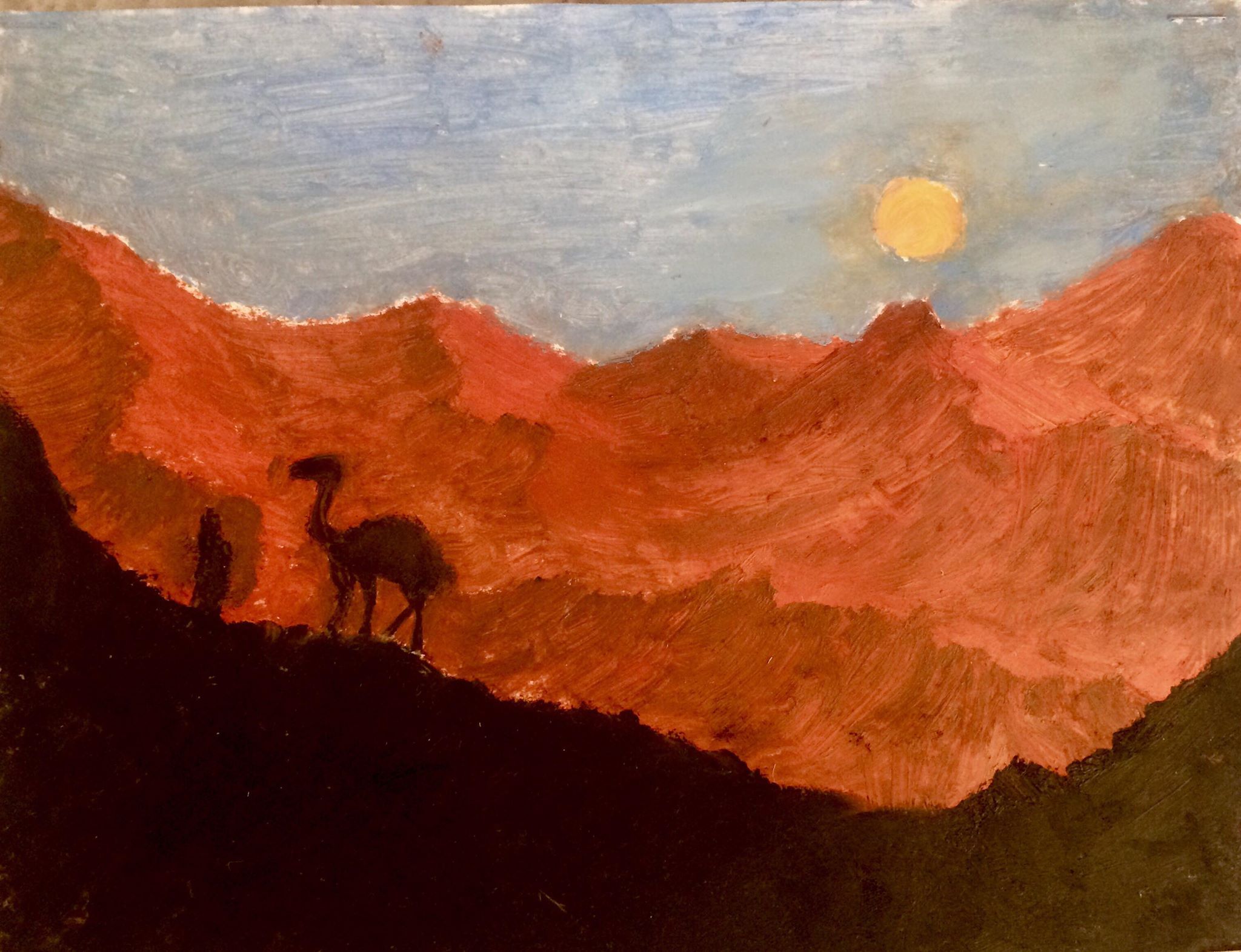 Red Desert Painting : 6 Steps - Instructables