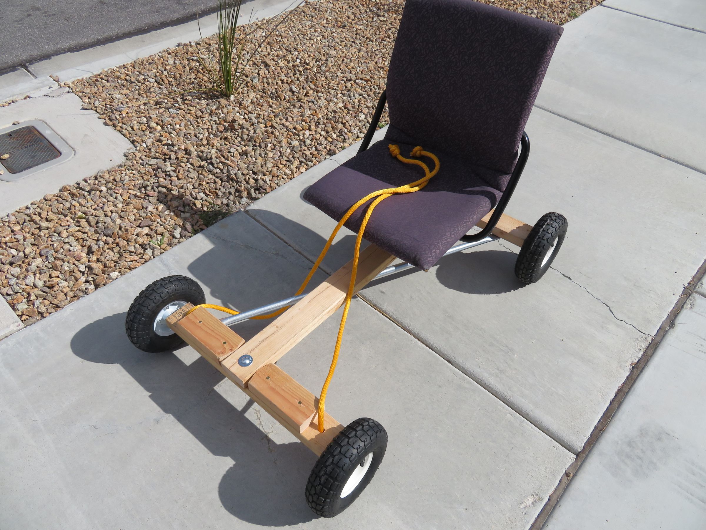 Office Chair Racer With Articulated Steering : 13 Steps (with Pictures ...