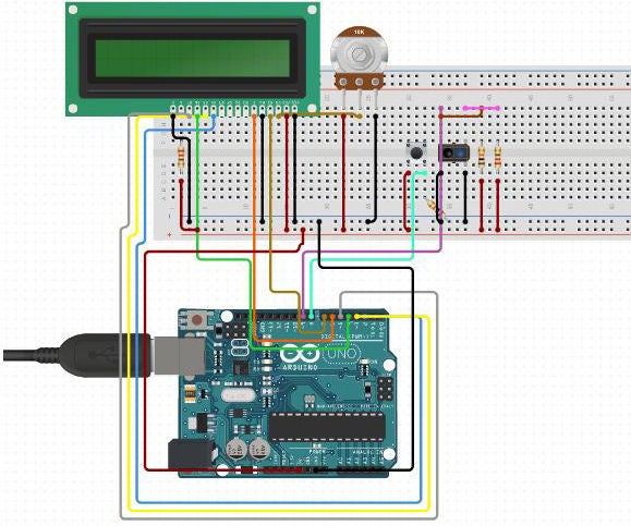 Digital Tachometer With Arduino For Measuring Rpm