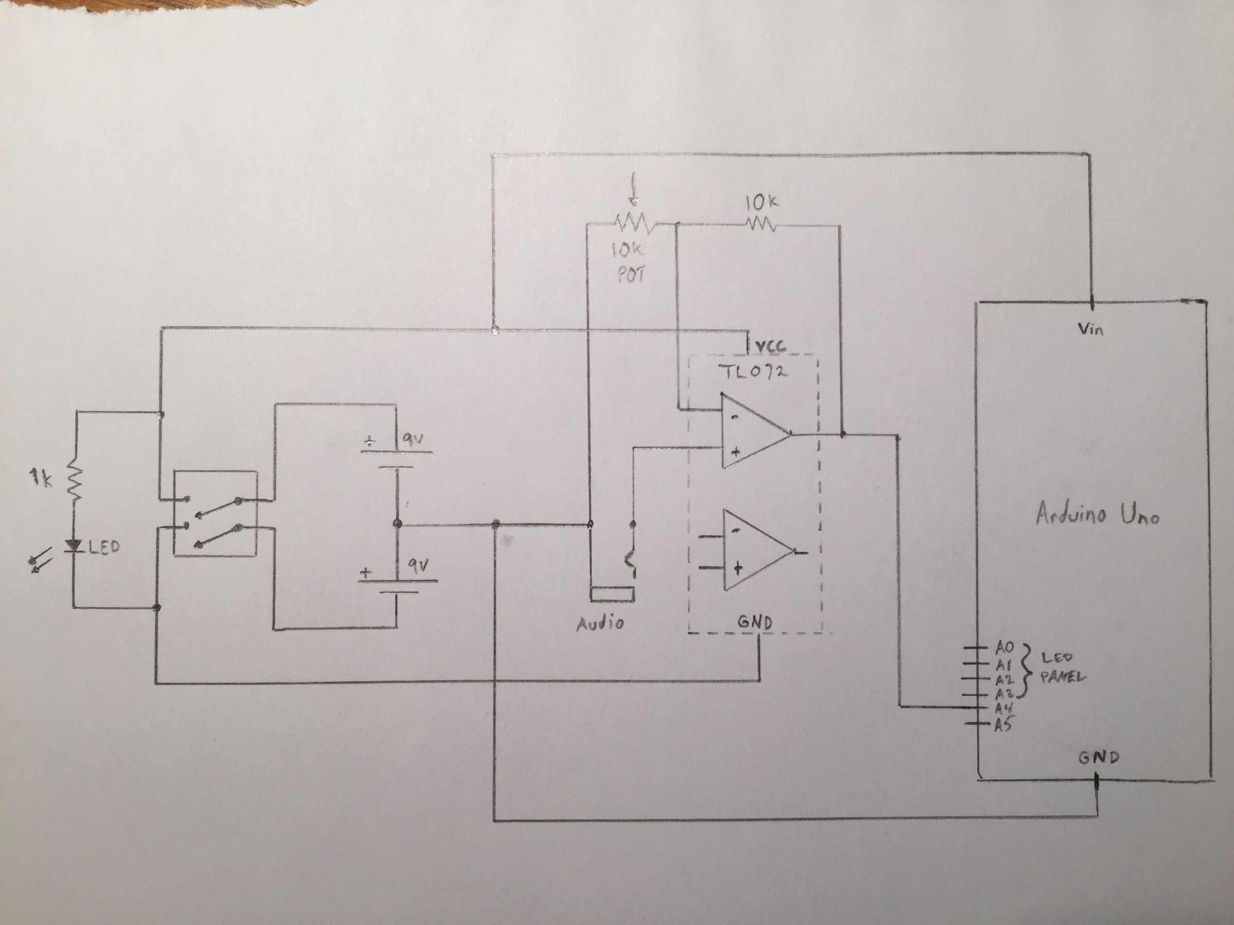 An LED Panel Controlled by Your Guitar! (or Other Audio Source) : 5 ...