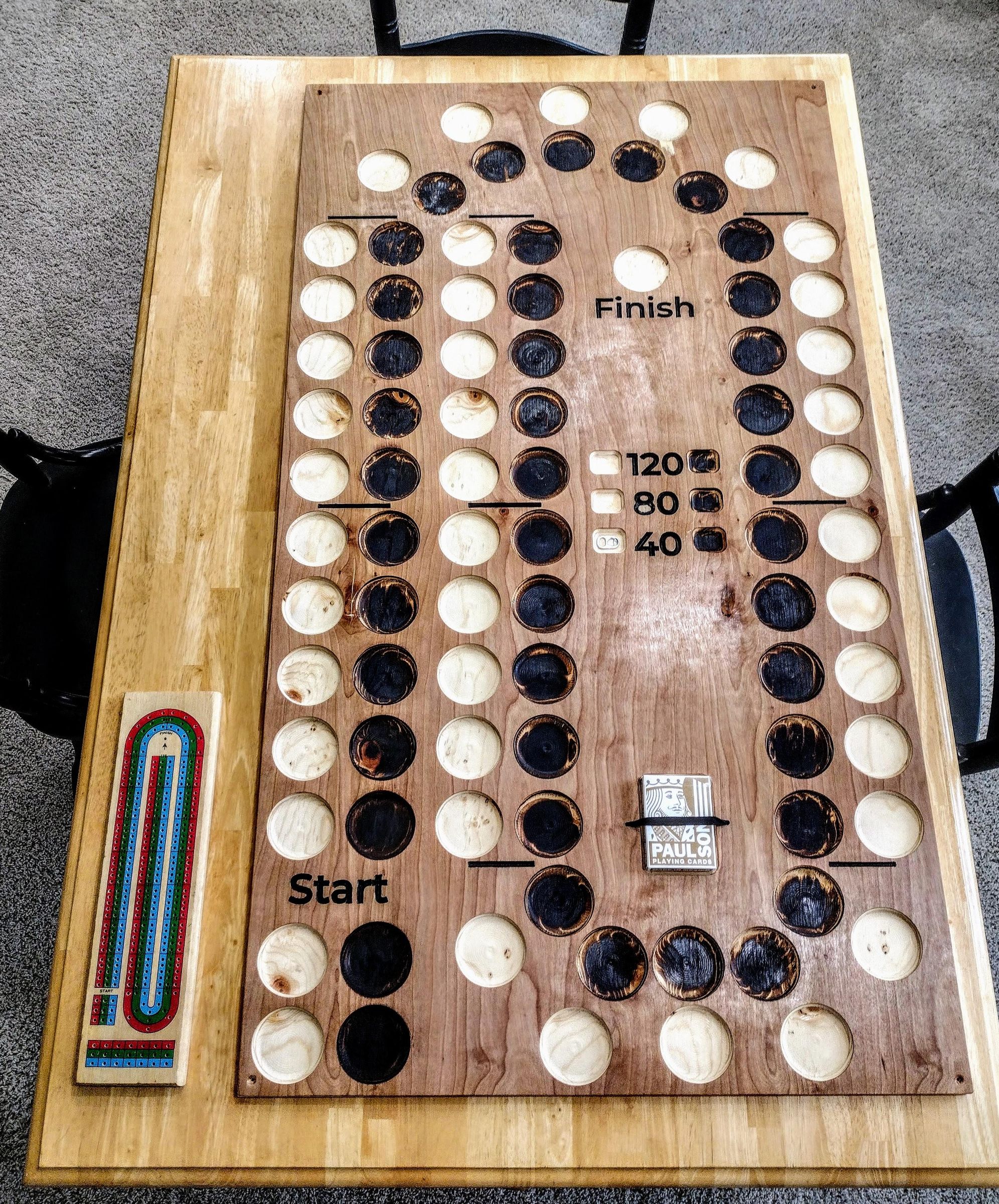 King Size Cribbage Board : 5 Steps (with Pictures) - Instructables