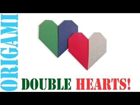 How to Make an Origami Valentines Double Hearts! - Instructables