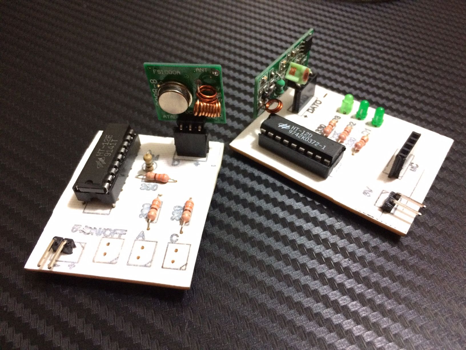 Make a RF Transmitter and Receiver With HT12E & HT12D : 4 Steps ...