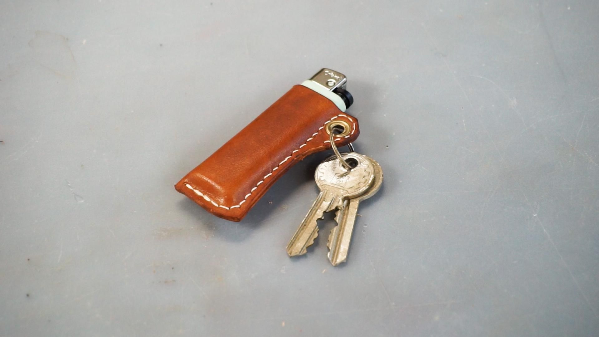 EDC Leather Lighter Keyring Case : 16 Steps (with Pictures) - Instructables