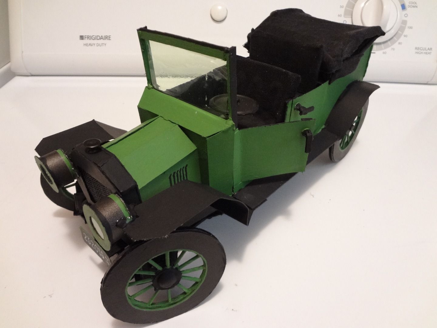 Classic Convertible Cardboard Electric Car. : 16 Steps (with Pictures ...