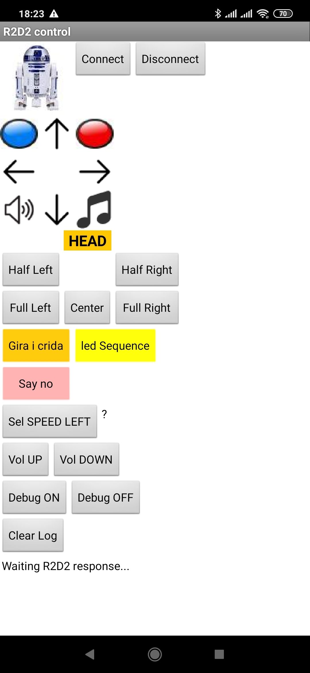 Hacked Disney R2D2: Bluetooth Control, More Sounds (ESP32, DFPlayer ...