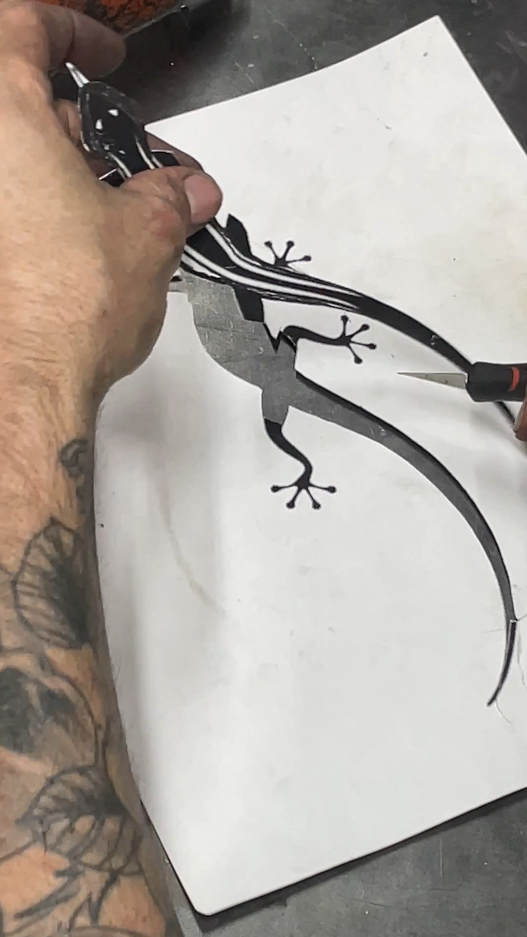 How to Make a Beautiful Lizard From Simple Scrap Metal : 8 Steps (with ...