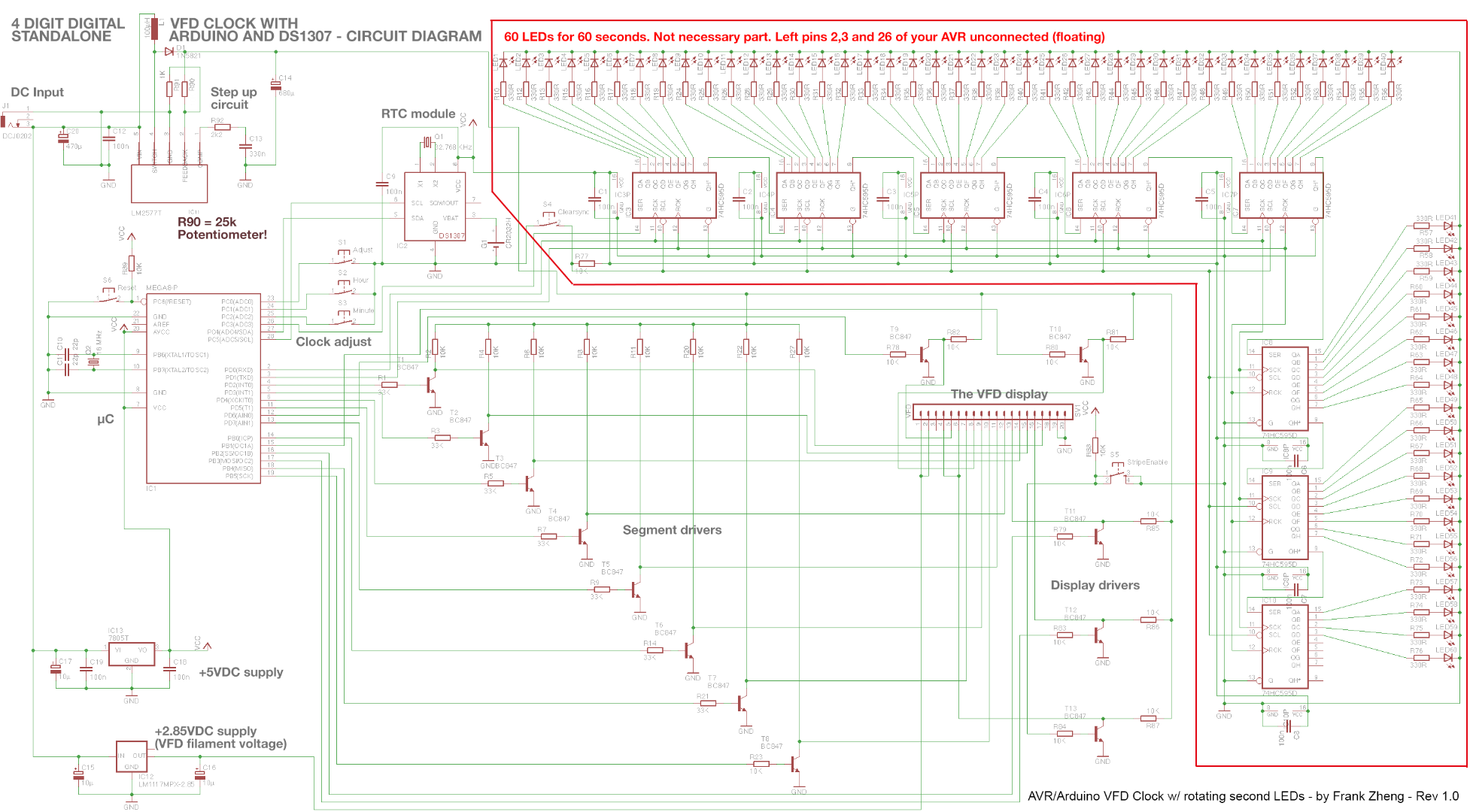 Arduino VFD Display Clock Tutorial - a Guide to VFD Displays : 10 Steps ...