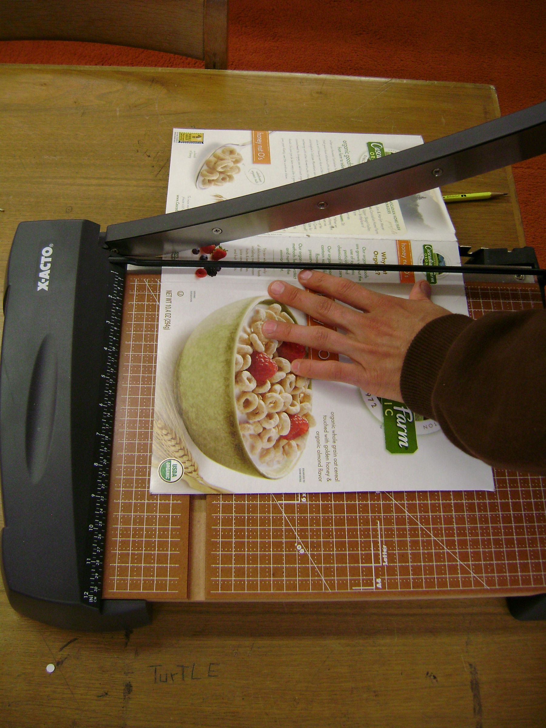 Up-Cycled Cereal Box Notebook : 8 Steps - Instructables