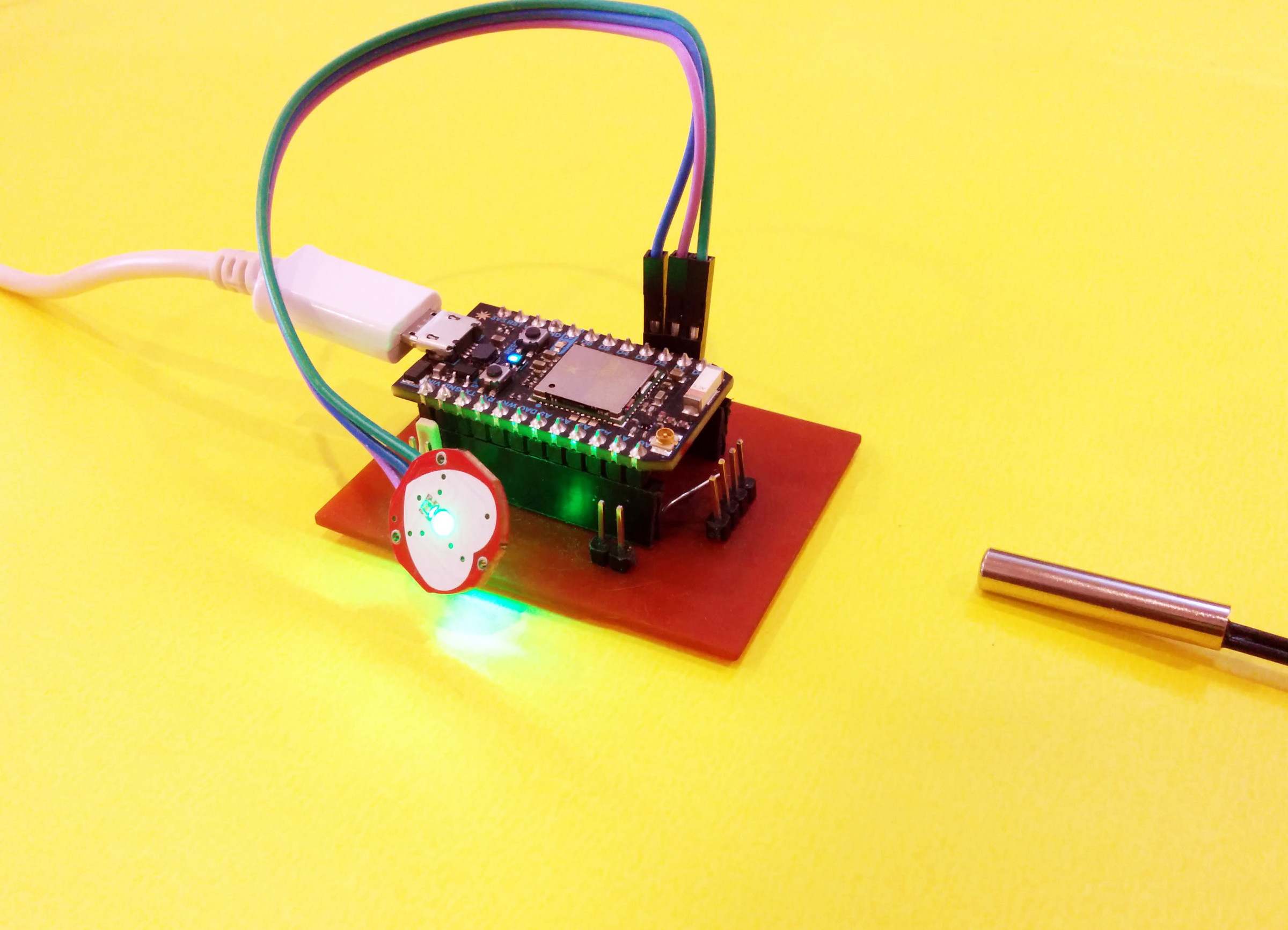 Particle Photon - Wearable Pulse and Temperature Sensor : 5 Steps (with ...