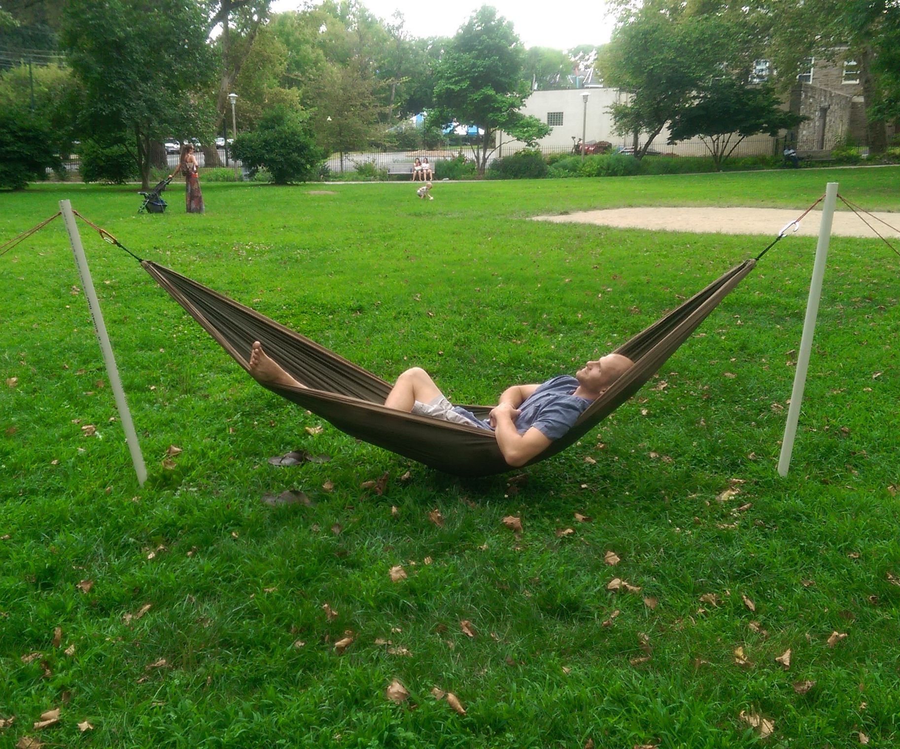 Free-Standing Portable Hammock Stand : 8 Steps (with Pictures ...